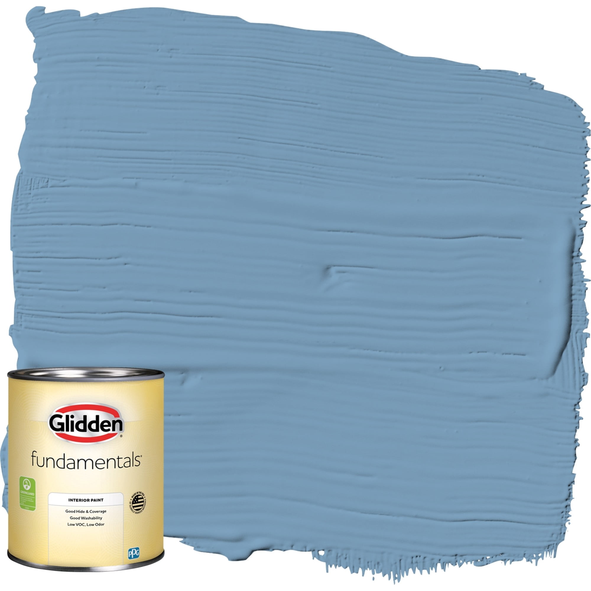 Glidden Fundamentals Interior Paint Walden Pond / Blue, Semi Gloss, 1 ...