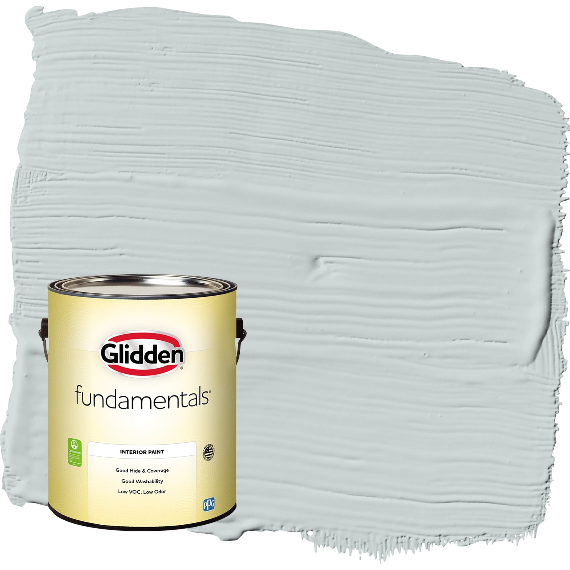 Glidden Fundamentals Winter Chill / Gray, Eggshell Interior Paint, 1 ...
