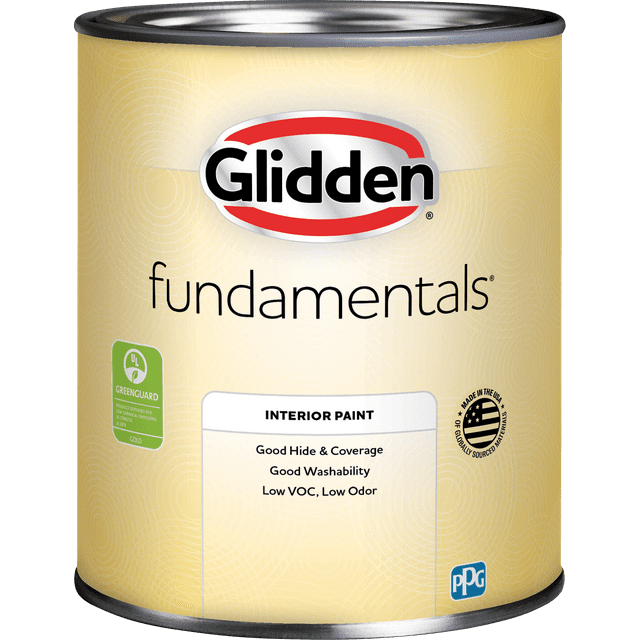 Glidden Fundamentals Interior Wall Paint, Tintable Base 3, Eggshell, 1 ...