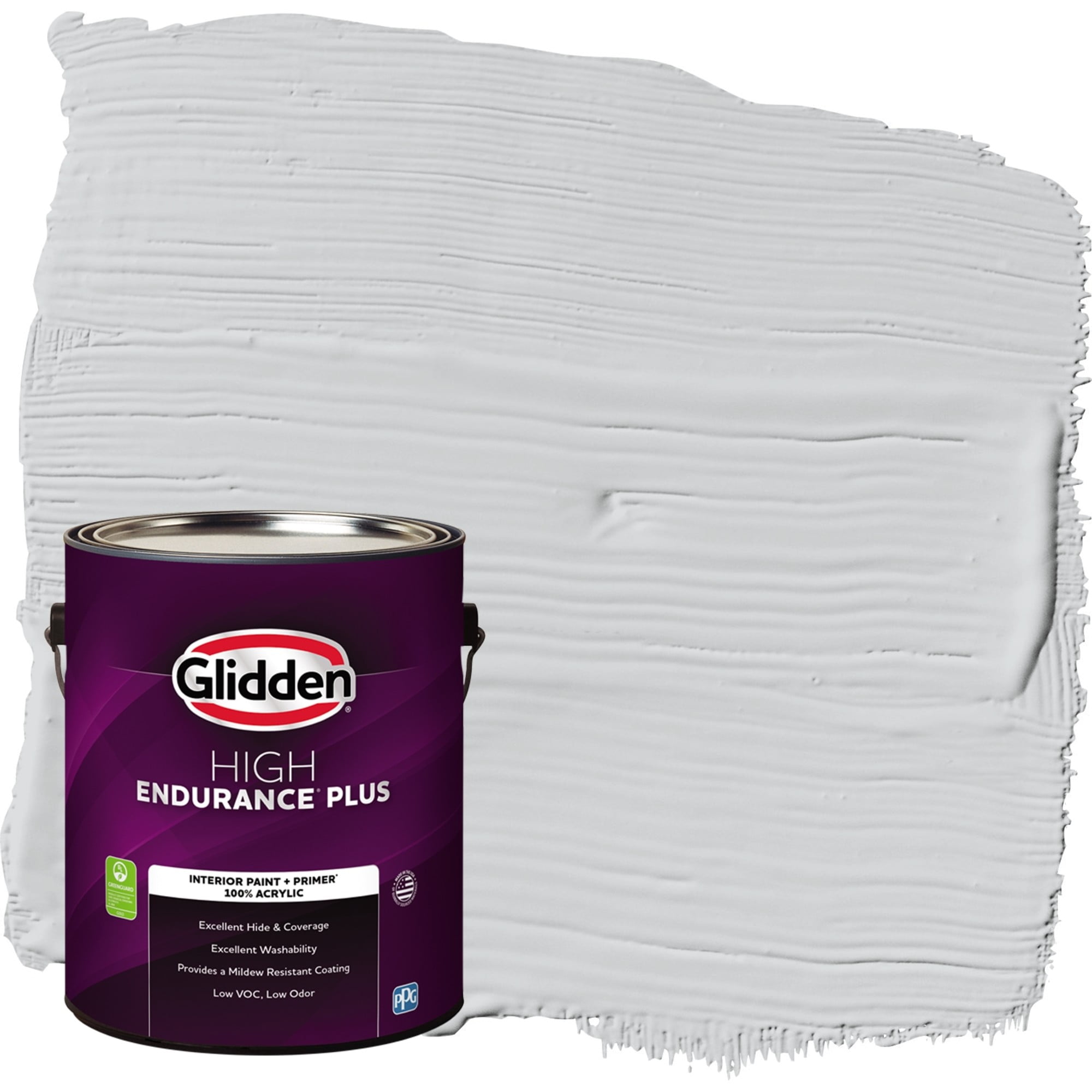 Glidden HEP 1 Gallon Elemental / Gray Semi-Gloss Interior Paint with ...