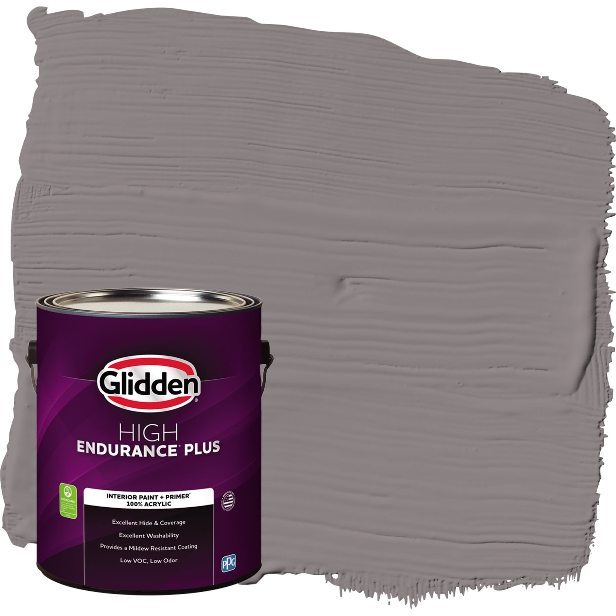 Glidden HEP 1 Gallon Pewter Mug / Gray Semi-Gloss Interior Paint with ...