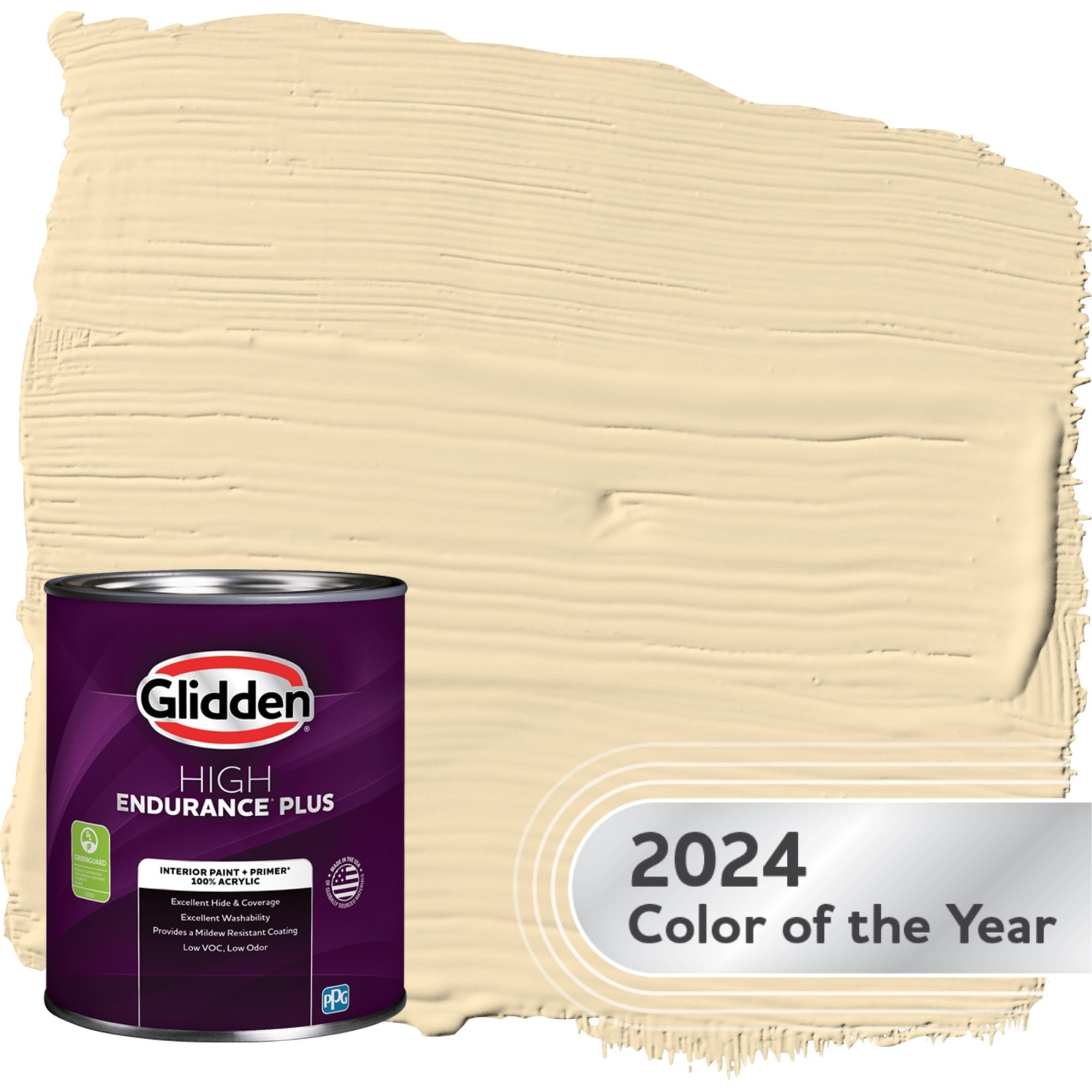 Glidden HEP 1 Quart Limitless / Yellow Semi-Gloss Interior Paint with ...