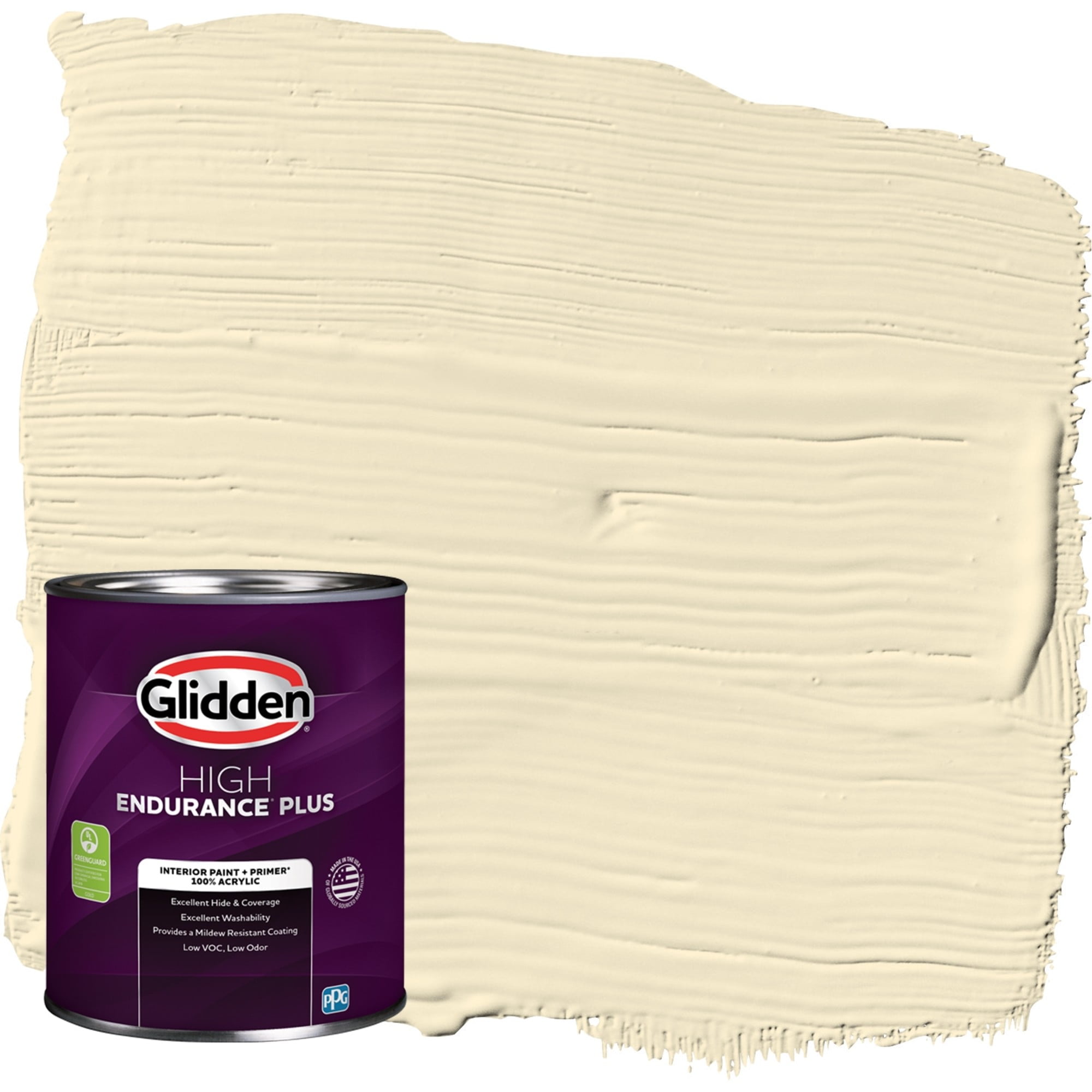Glidden HEP 1 Quart Soleil / Yellow Semi-Gloss Interior Paint with ...