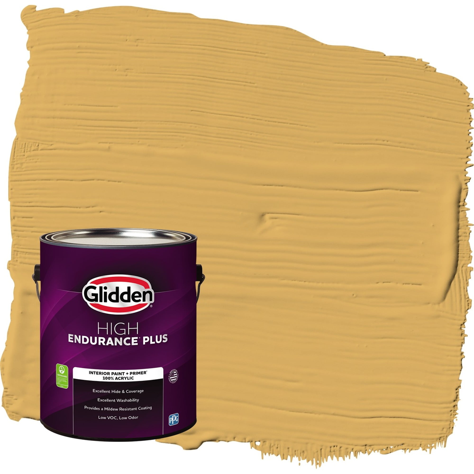 Glidden HEP Butterscotch Bliss / Yellow Eggshell Interior Paint with ...