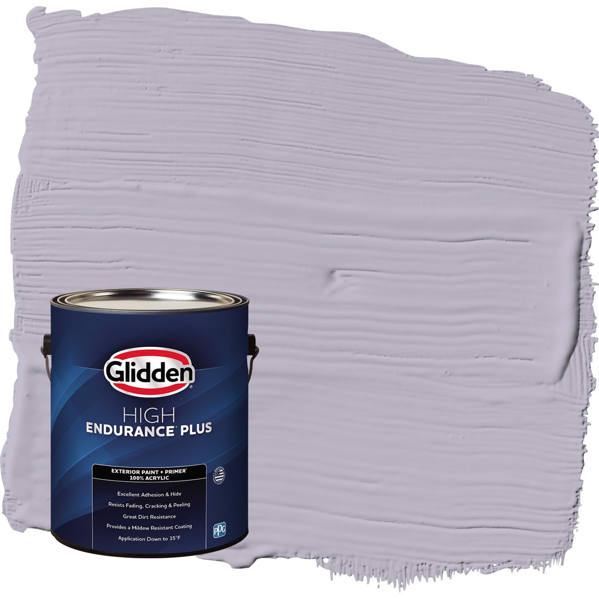 Glidden HEP Cloudberry / Purple Satin Exterior Paint with Primer, 1 ...