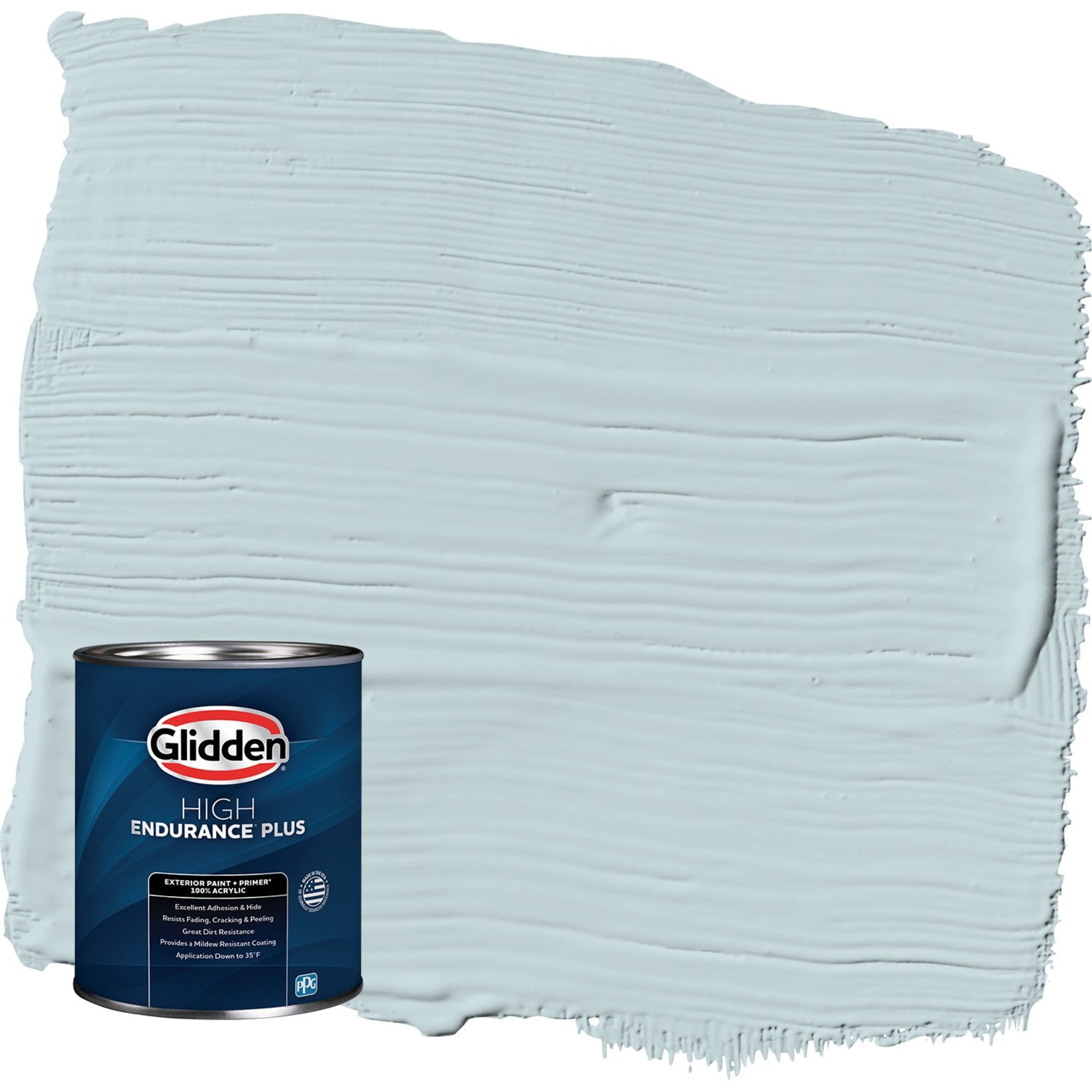 Glidden HEP Scandinavian Sky / Blue Semi-Gloss Exterior Paint with ...