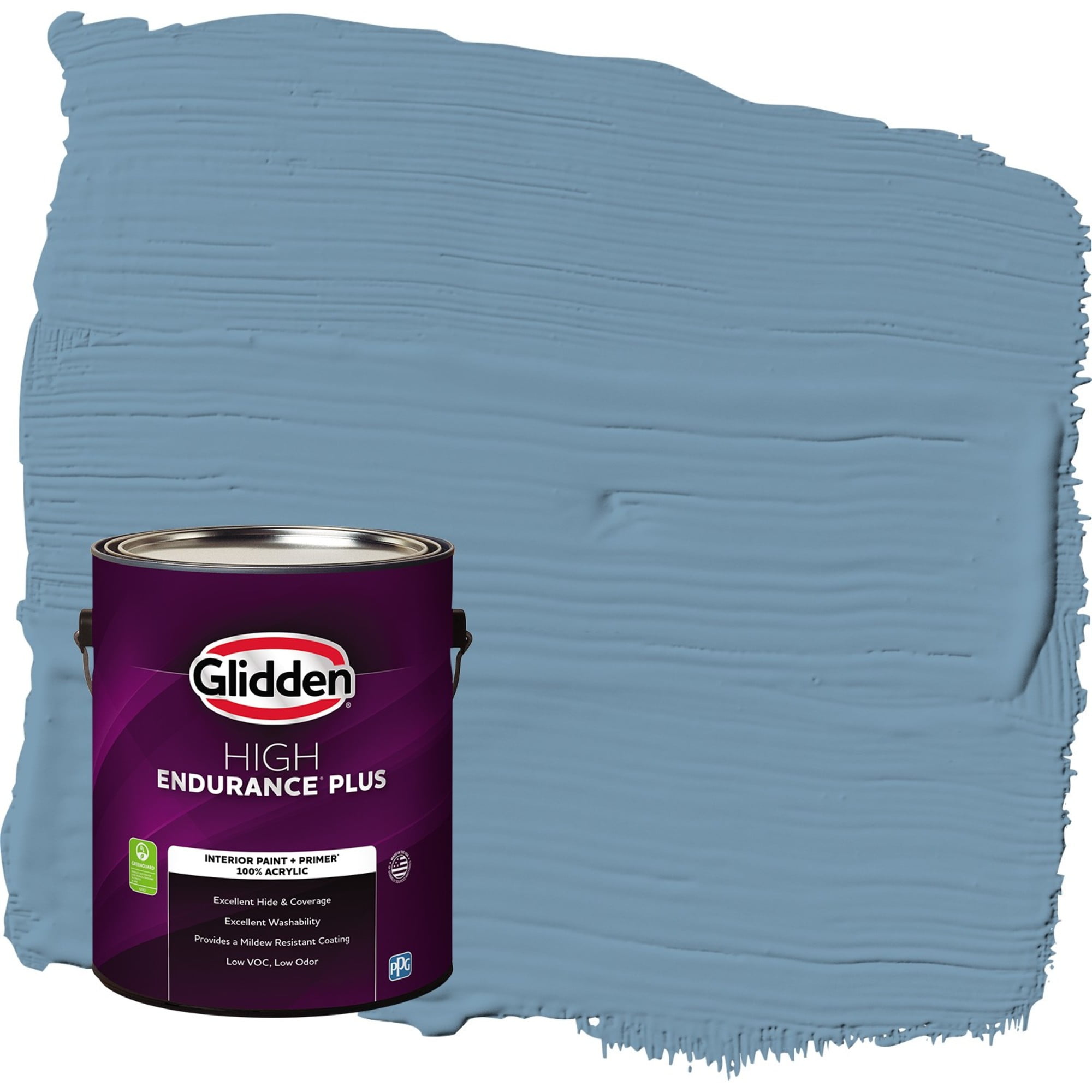 Glidden HEP American Anthem / Blue Flat Interior Paint with Primer, 1 Gallon - Walmart.com