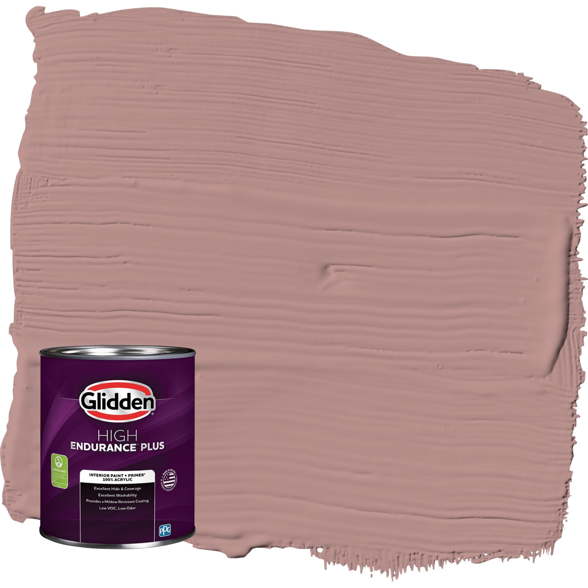 Glidden HEP Brandy Snaps / Red Semi-Gloss Interior Paint with Primer, 1 ...
