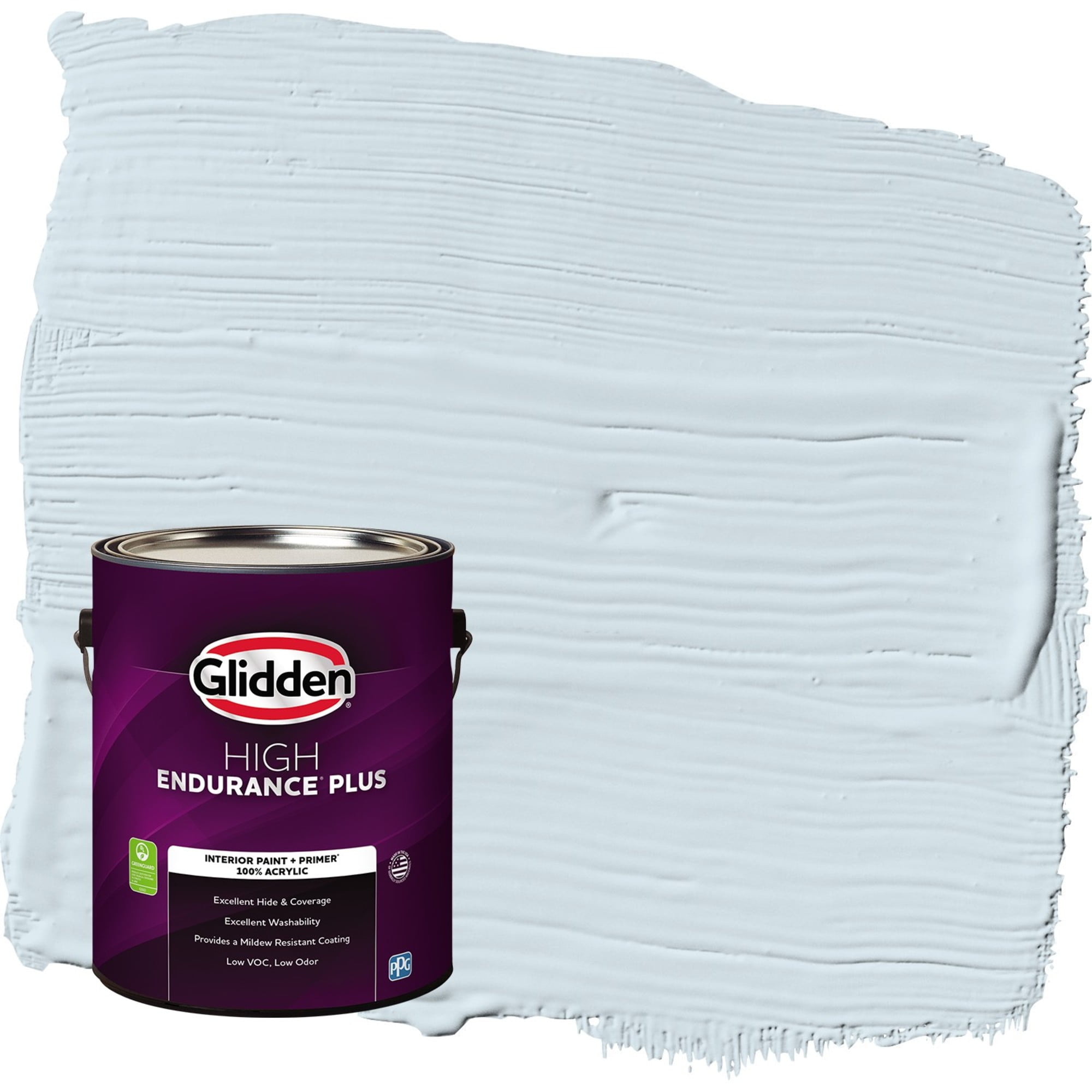Glidden HEP Breakwater / Blue, Eggshell Interior Paint with Primer, 1 ...