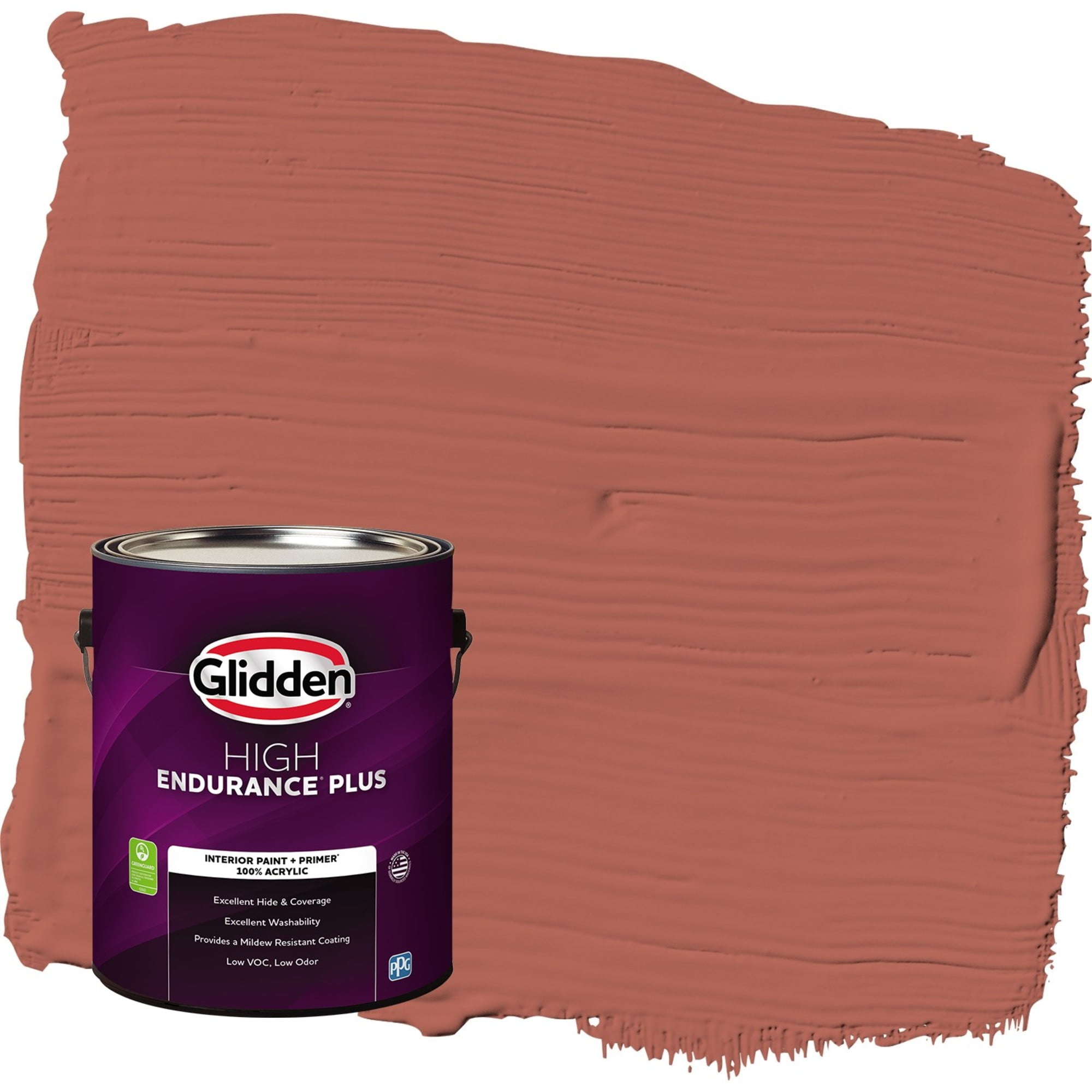 Glidden HEP Cinnabar / Red, Eggshell Interior Paint with Primer, 1 ...