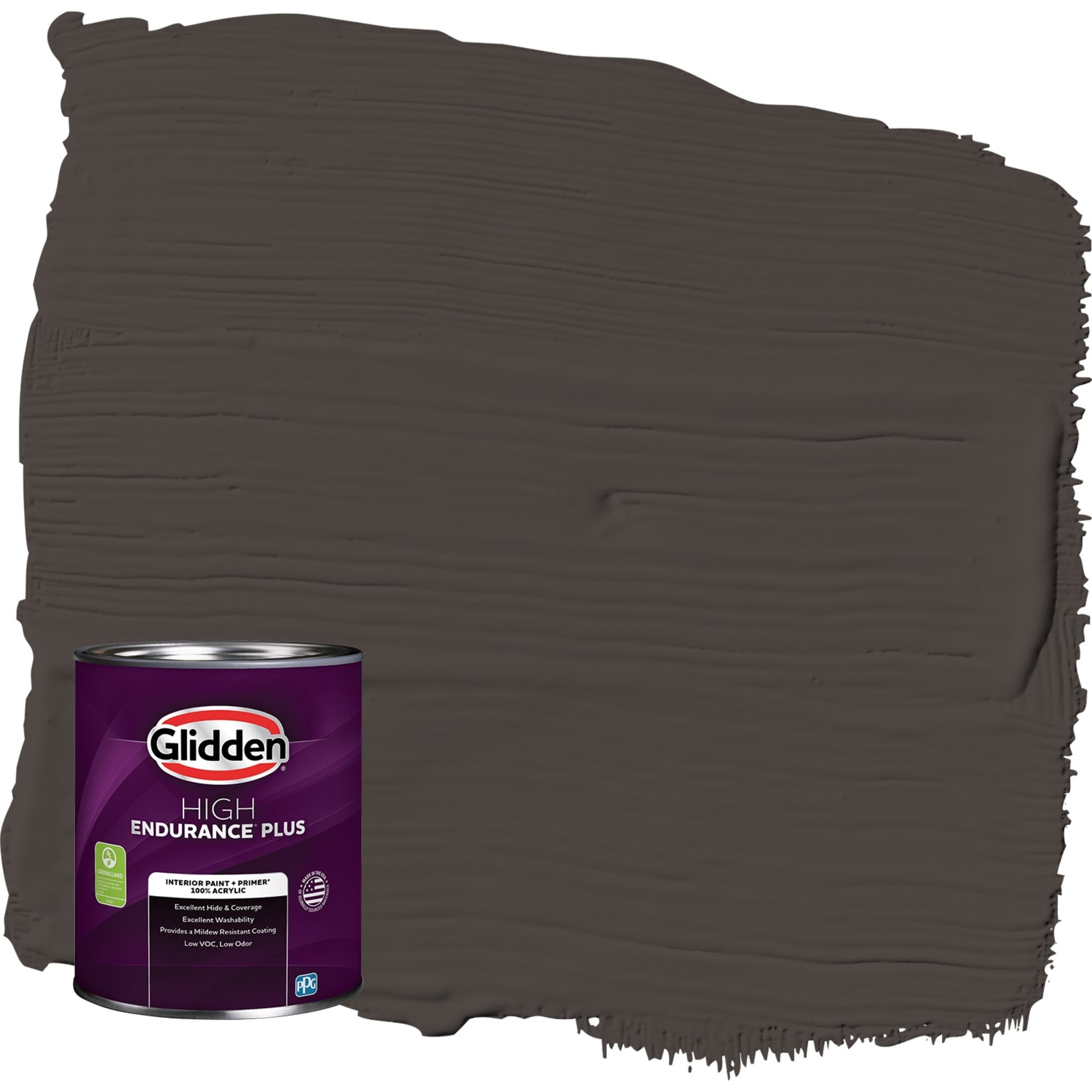 Glidden HEP Phantom Mist / Brown, Eggshell Interior Paint with Primer ...
