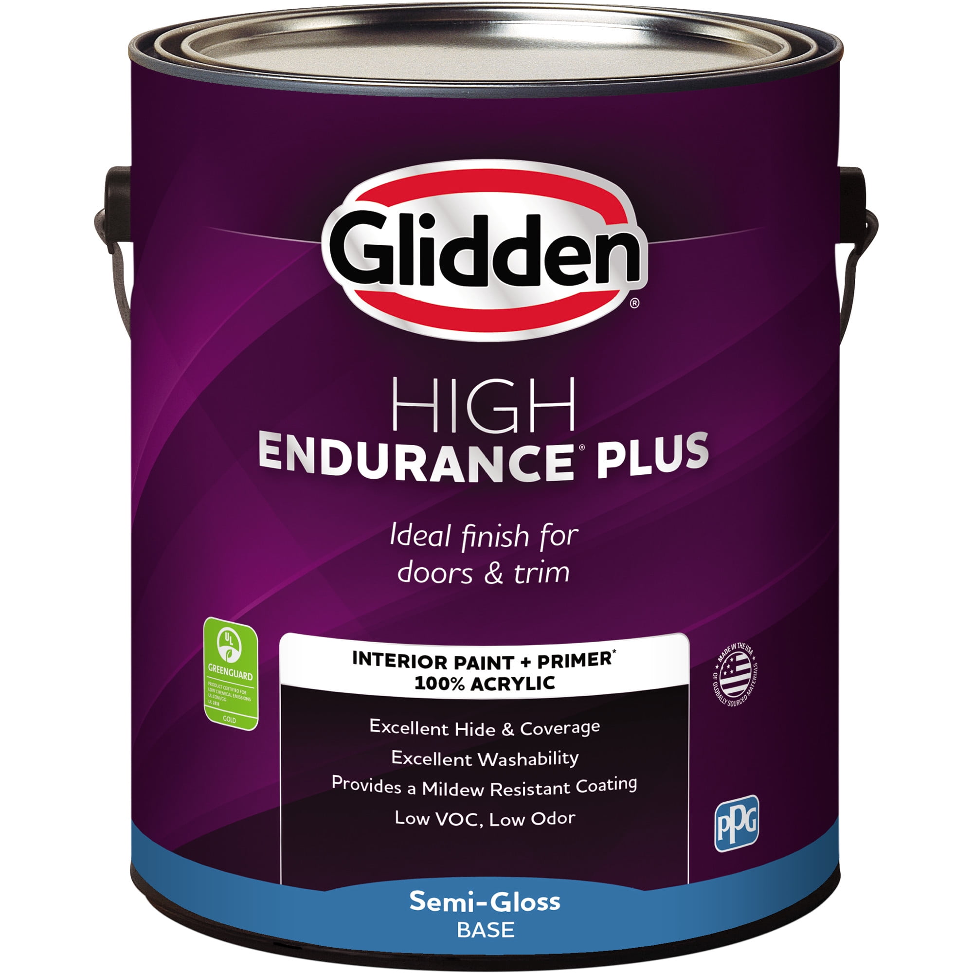 Glidden HEP Interior Paint & Primer Scandinavian Sky / Blue, Semi Gloss ...