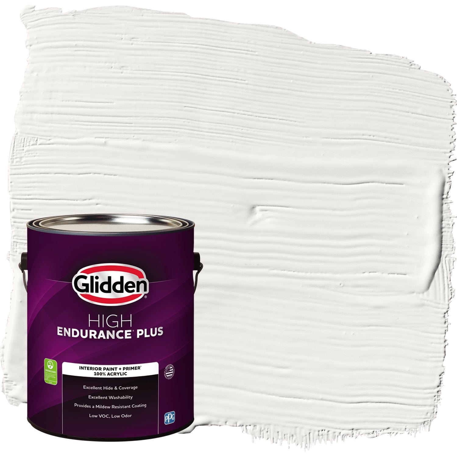Glidden HEP Interior Paint + Primer Silver Feather / Beige, Eggshell, 1 ...