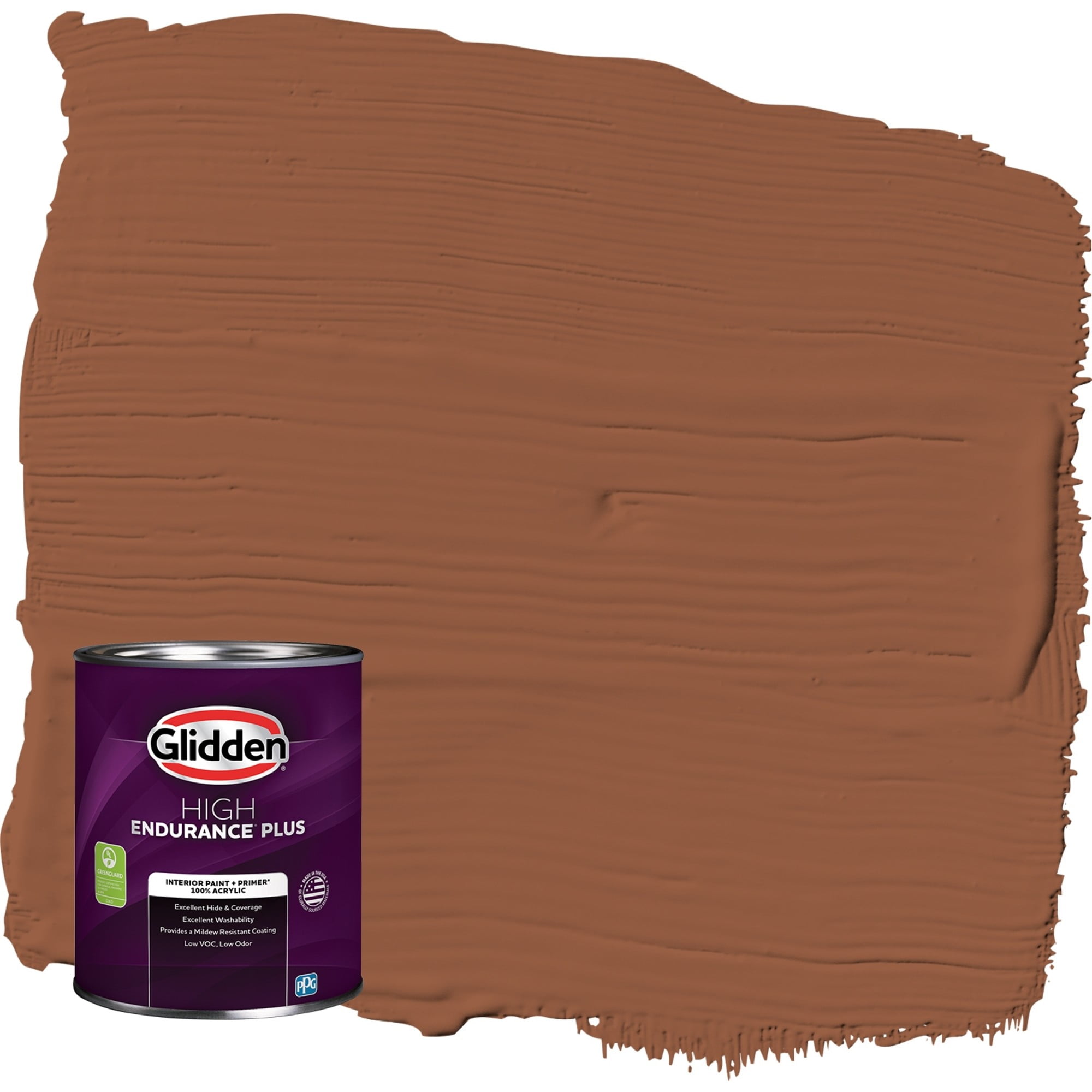 Glidden HEP Spiced Cider / Orange, Semi-Gloss Interior Paint with ...