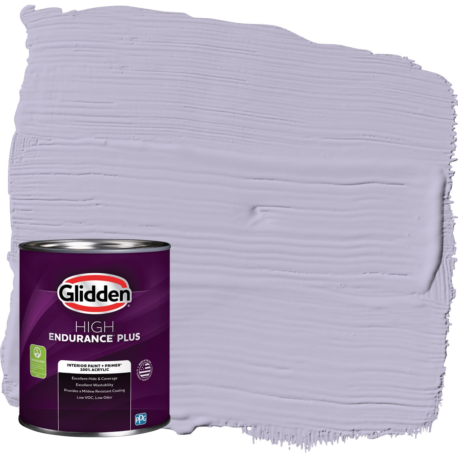 Glidden HEP Interior Paint + Primer Wild Lilac / Purple, Flat, 1 Quart ...