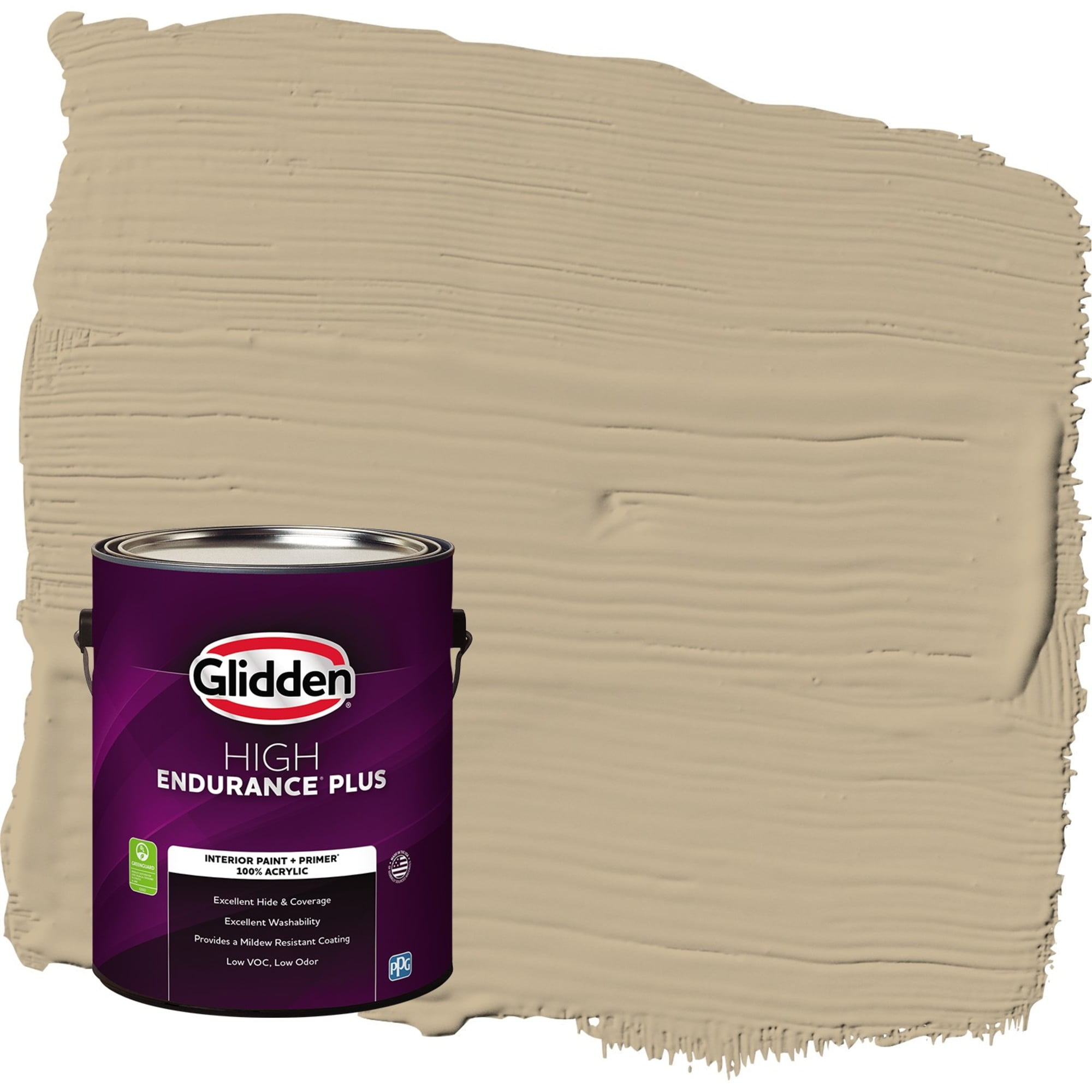 Glidden HEP Rock Cliffs / Beige, Eggshell Interior Paint with Primer, 1 ...