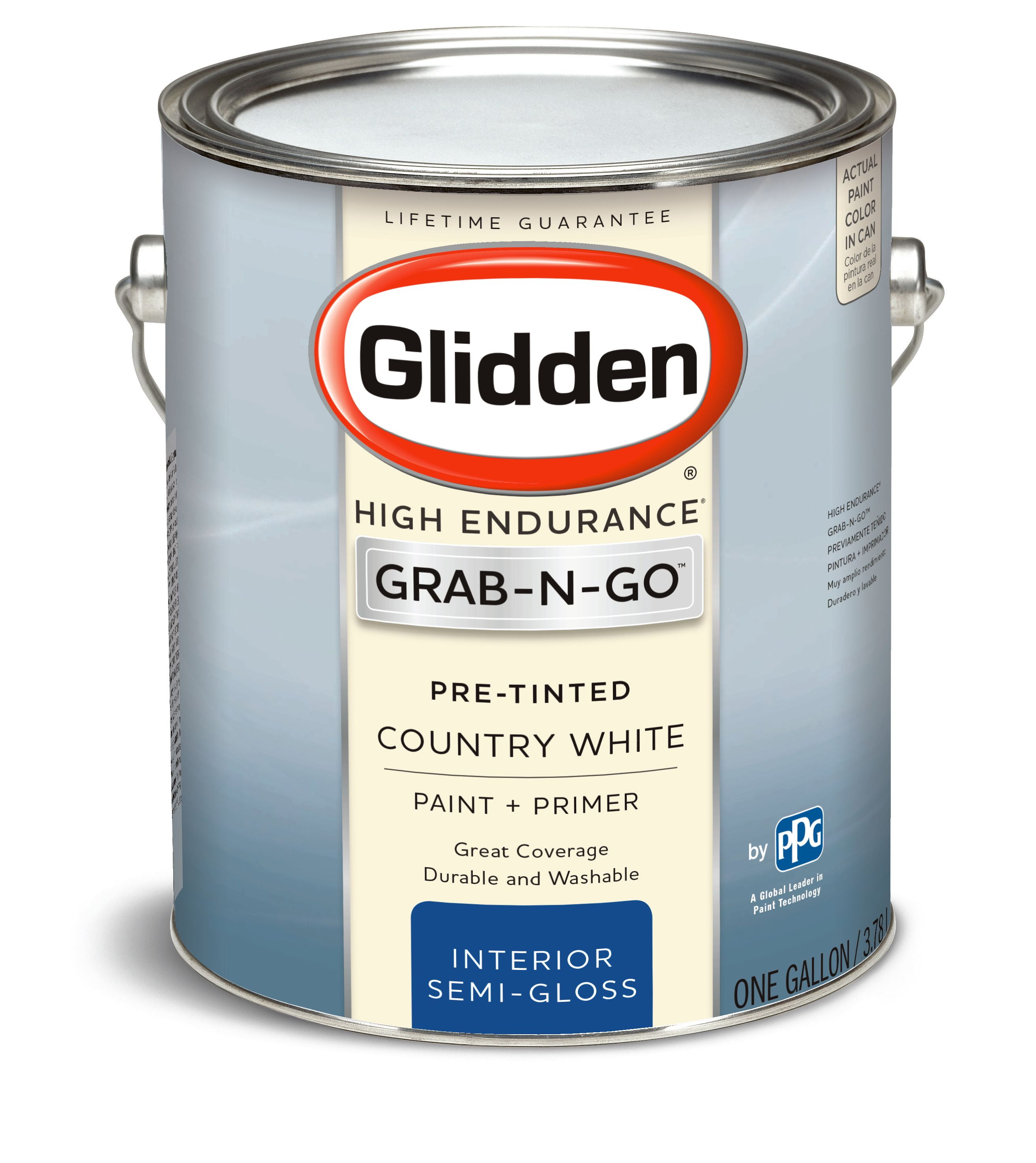 Glidden High Endurance Grab-N-Go, Interior Paint and Primer, Semi-Gloss ...
