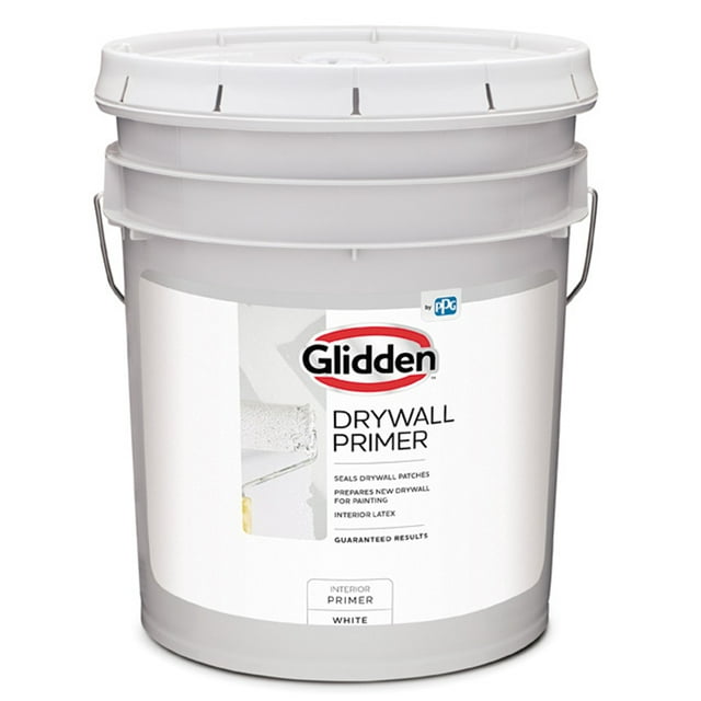 Glidden Interior Drywall Primer Flat, White, 5 Gallons - Walmart.com