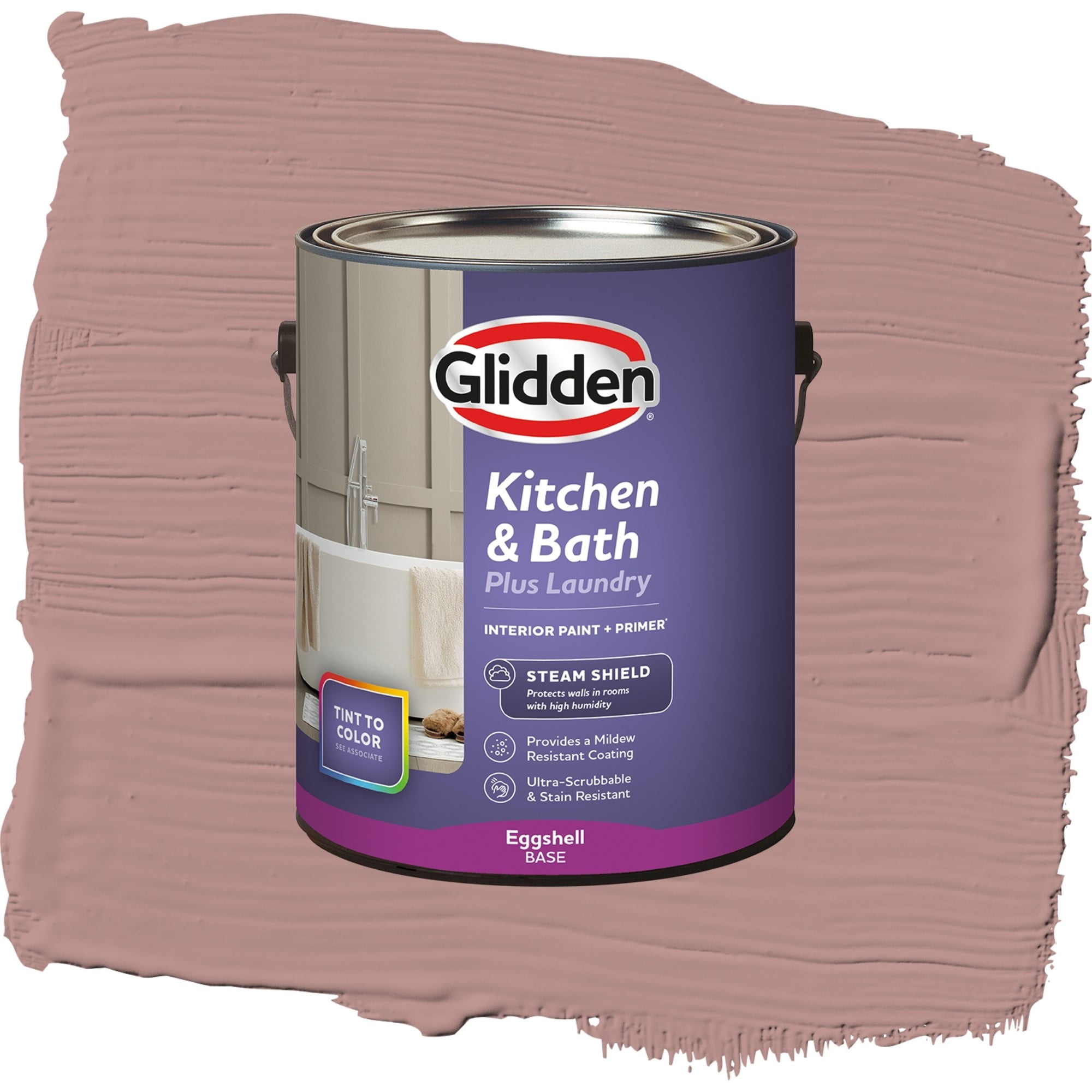 Glidden Glidden Kitchen Bath and Laundry Brandy Snaps / Red, Eggshell ...