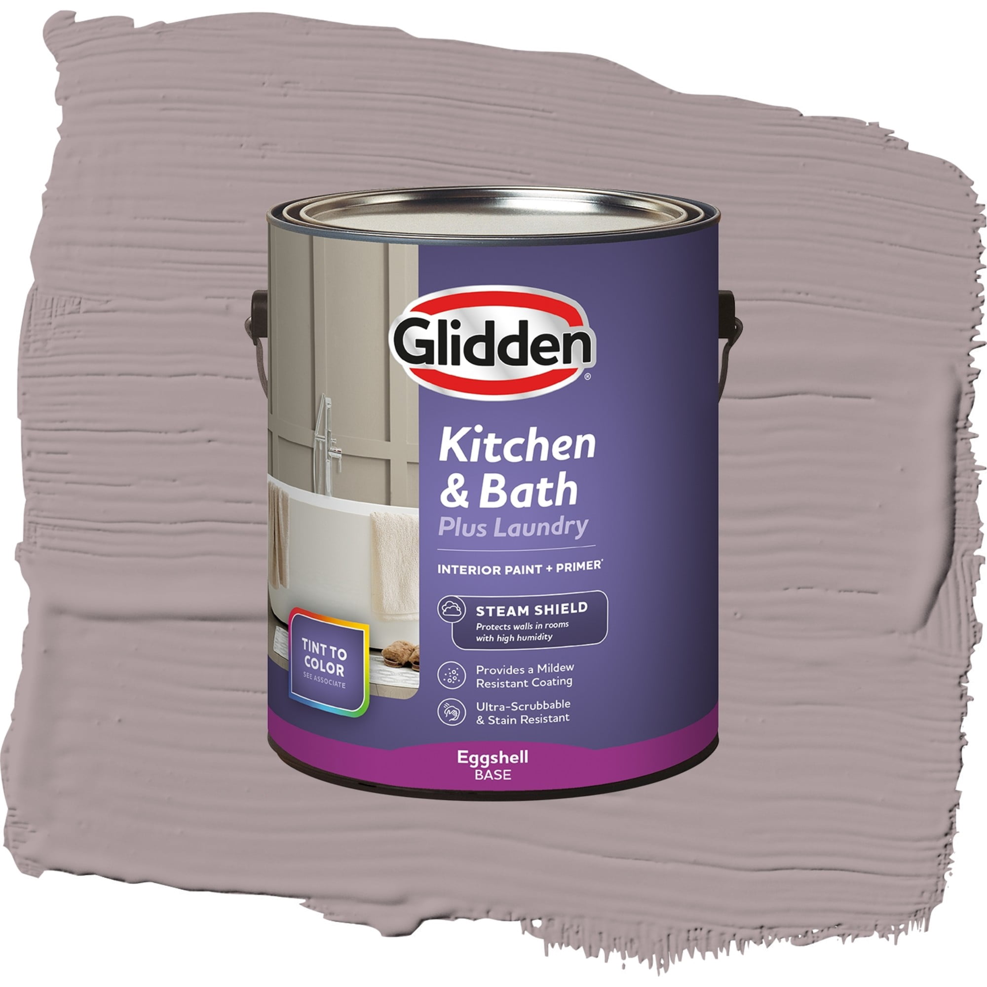 Glidden Glidden Kitchen Bath and Laundry Coffee Custard / Purple ...