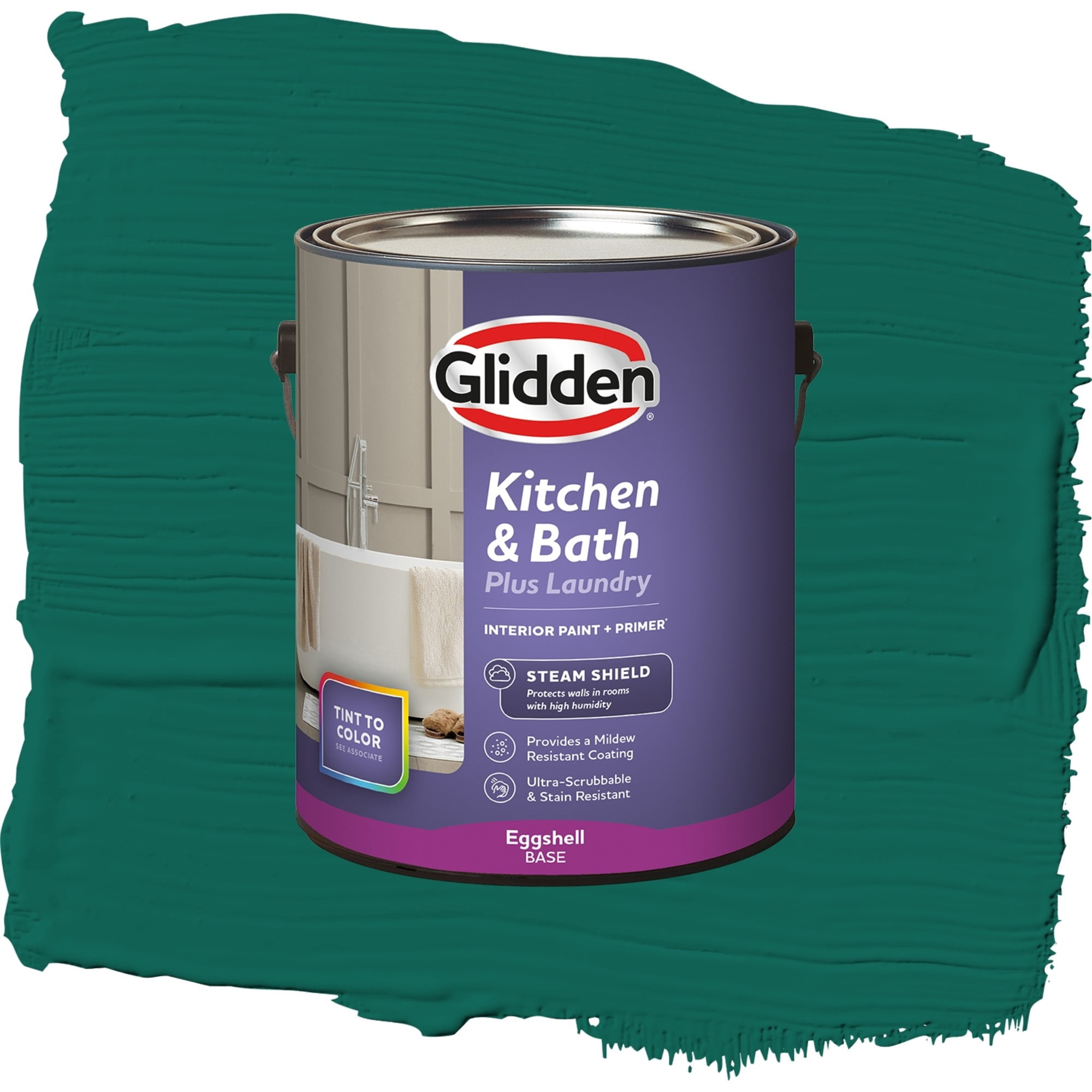 Glidden Glidden Kitchen Bath and Laundry Deep Veridian / Green ...