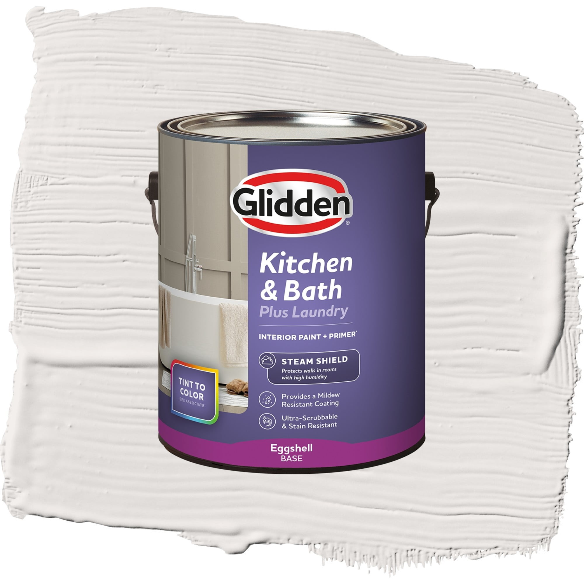 Glidden Glidden Kitchen Bath and Laundry Dusky Dawn / Gray, Eggshell ...