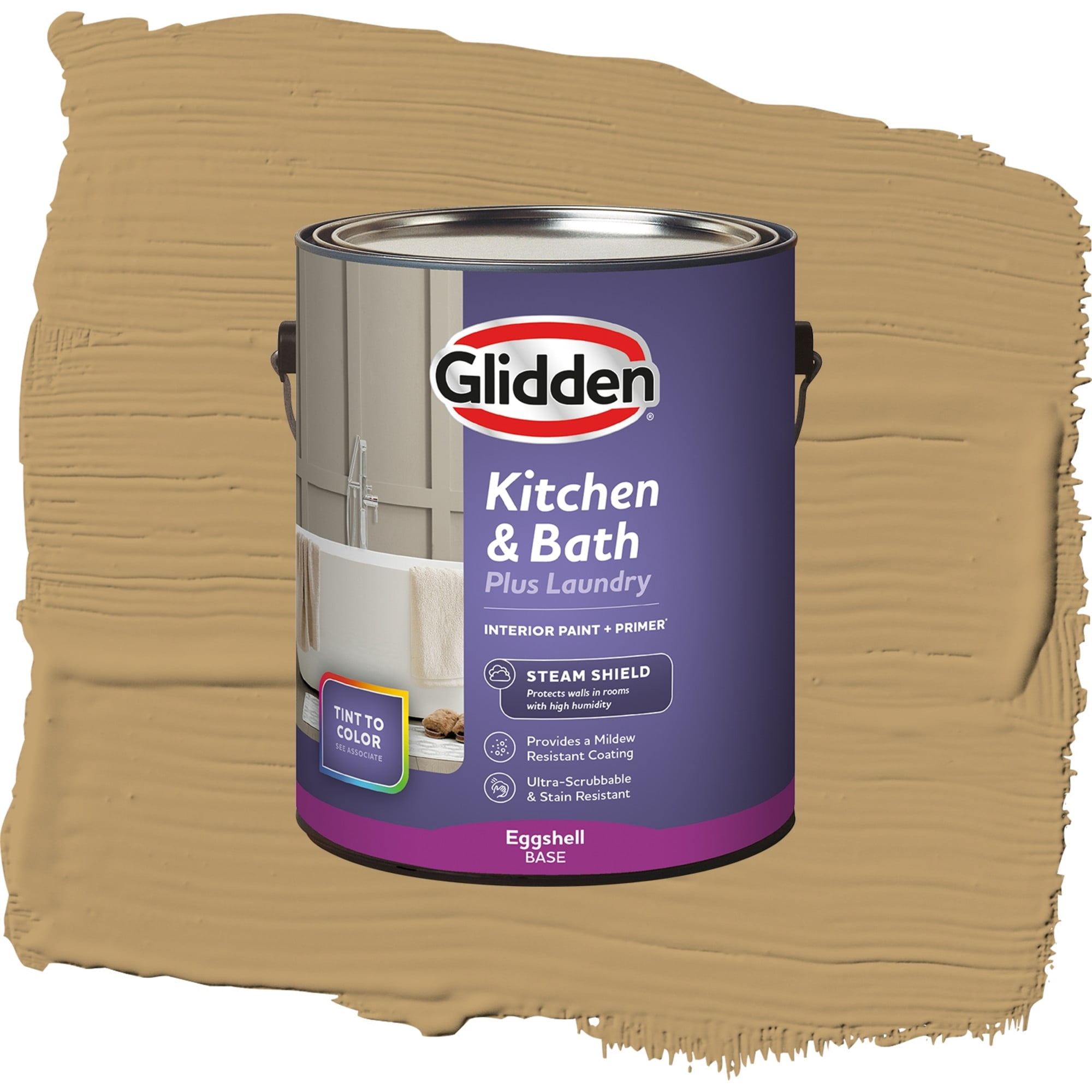 Glidden Glidden Kitchen Bath and Laundry Golden Granola / Beige ...