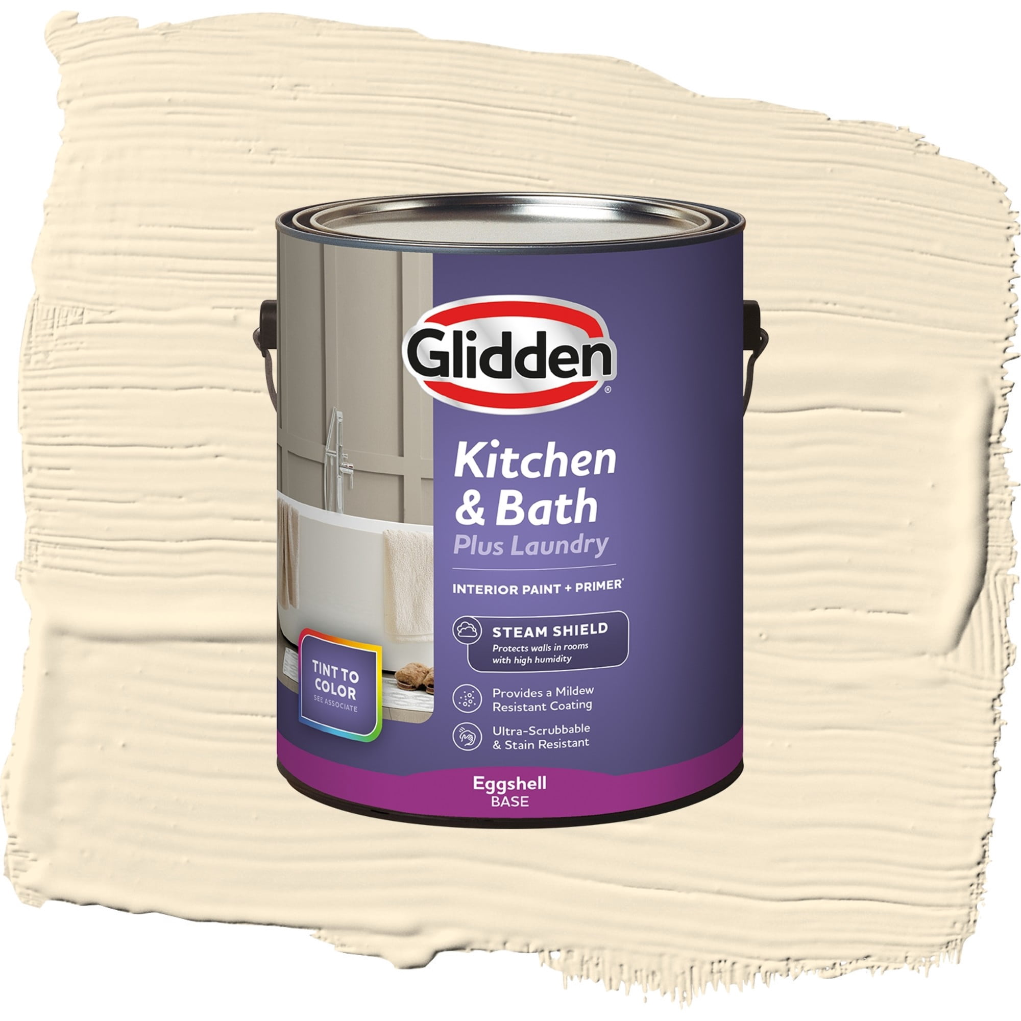 Glidden Glidden Kitchen Bath and Laundry Magnolia Blossom / White ...