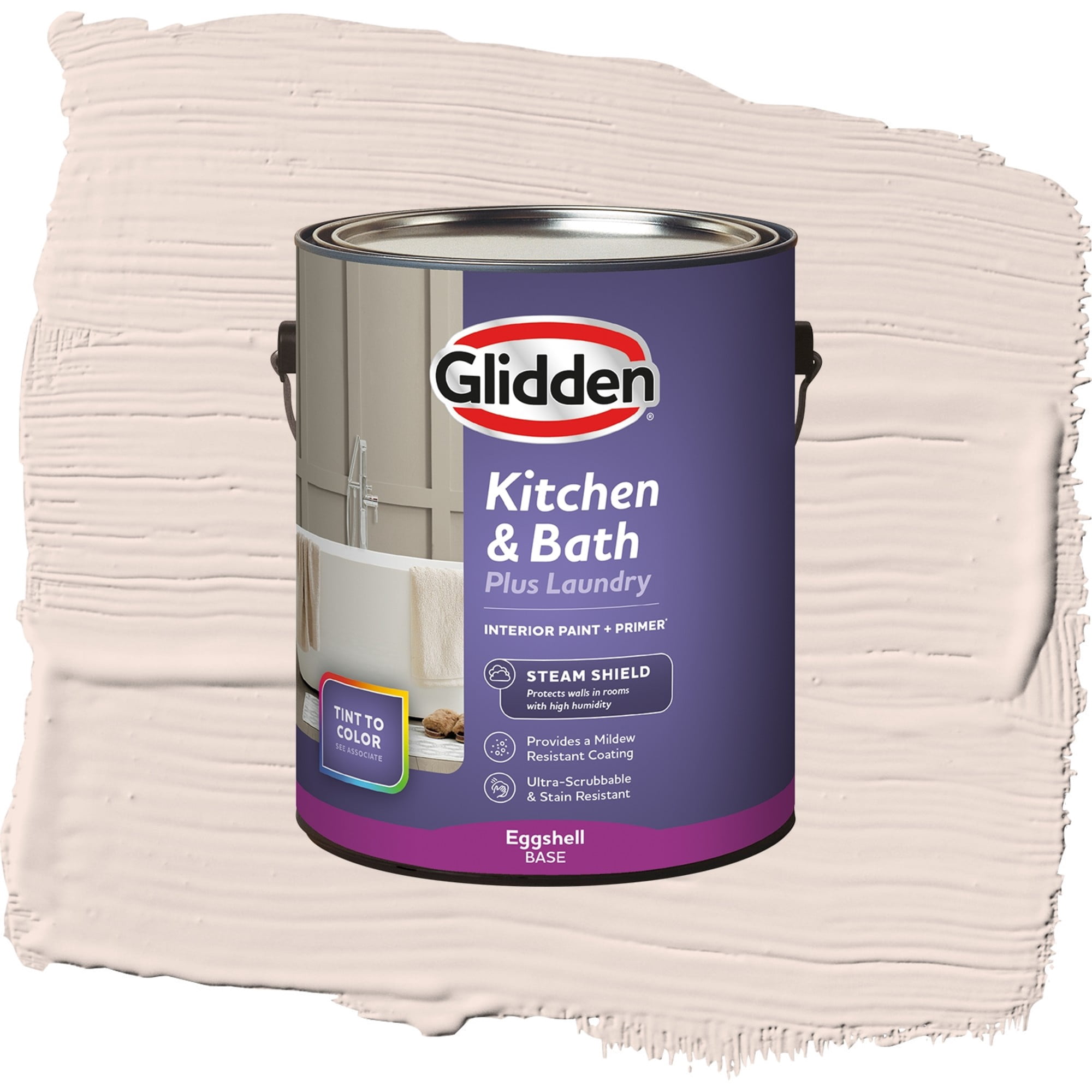 Glidden Glidden Kitchen Bath and Laundry Sandy Beach / Orange, Eggshell ...