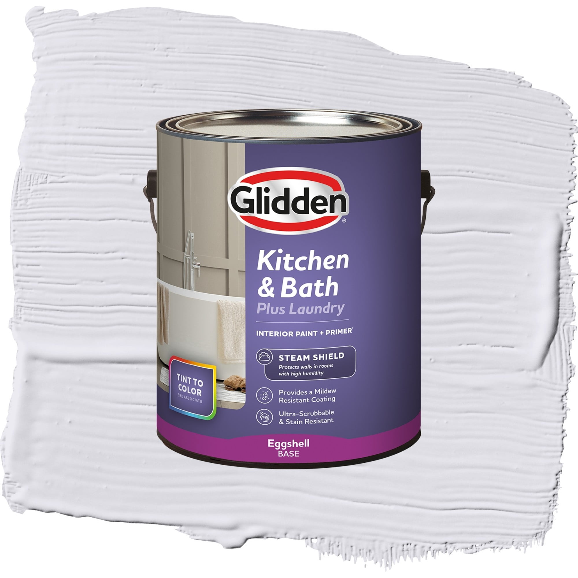 Glidden Glidden Kitchen Bath and Laundry Violet Echo / Purple, Eggshell ...