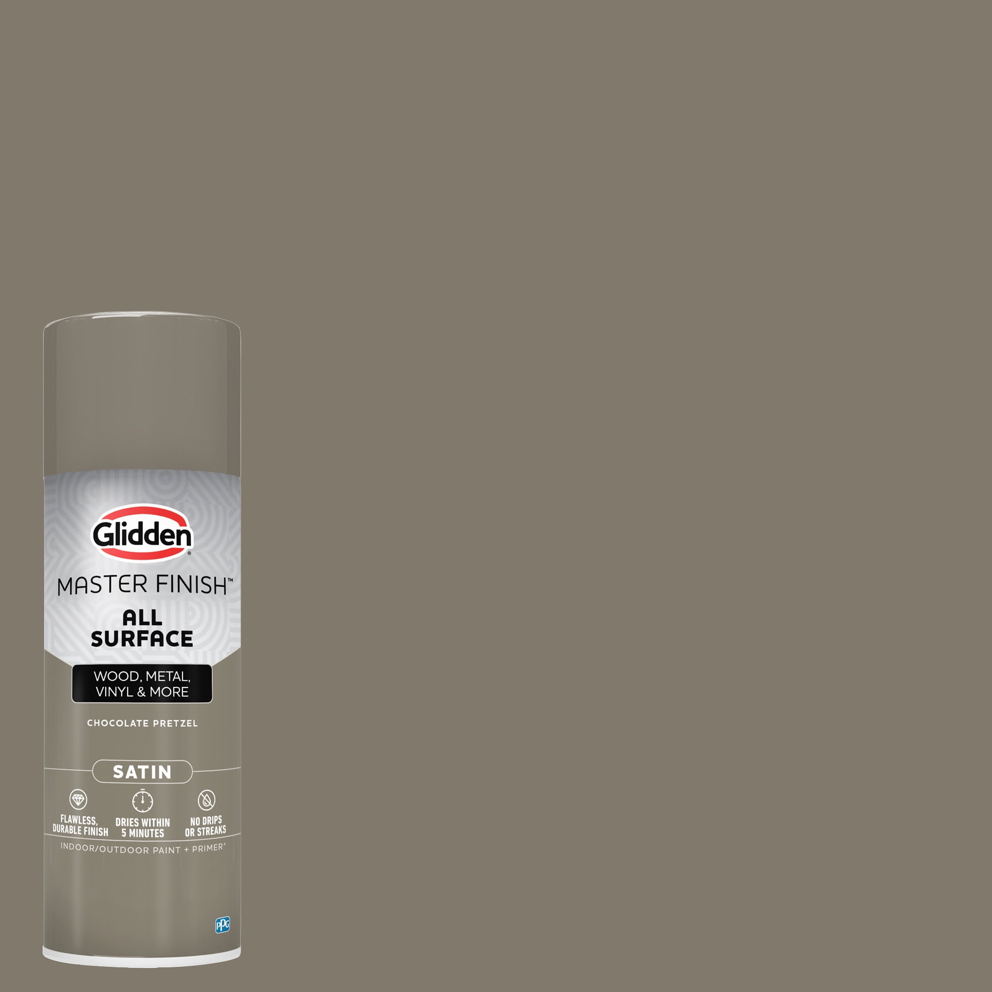 Glidden Master Finish Satin Interior Exterior Spray Paint and Primer 12 ...