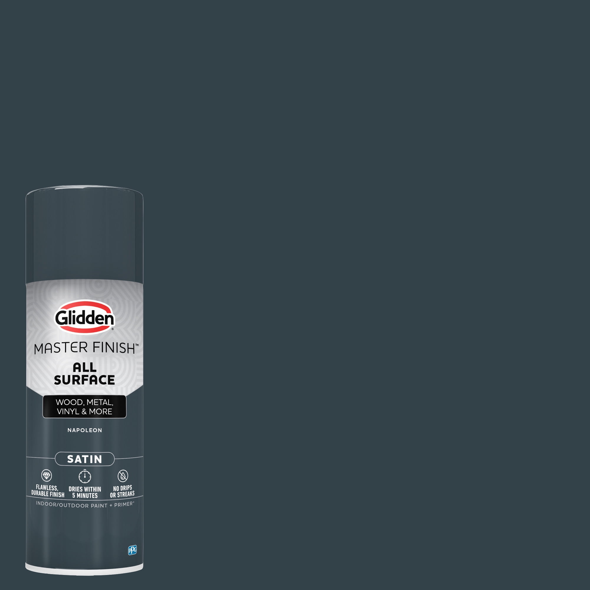 Glidden Master Finish Spray Paint and Primer 12 oz Satin for All ...