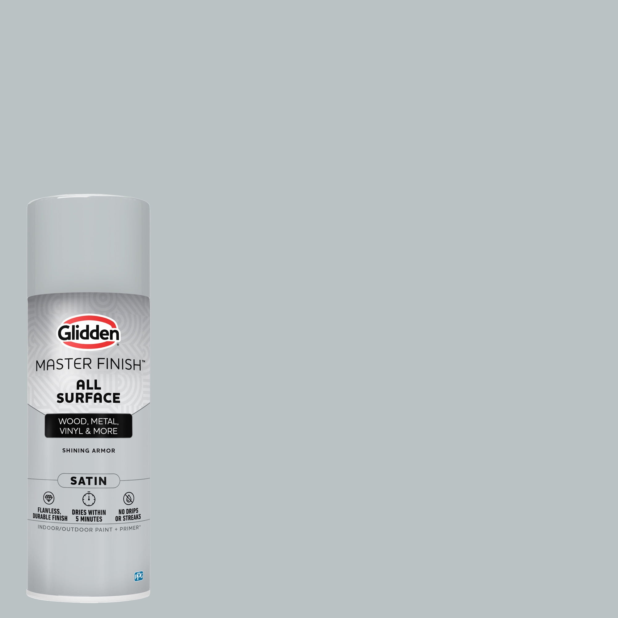 Glidden Master Finish Satin All Surface Spray Paint Primer 12 oz ...
