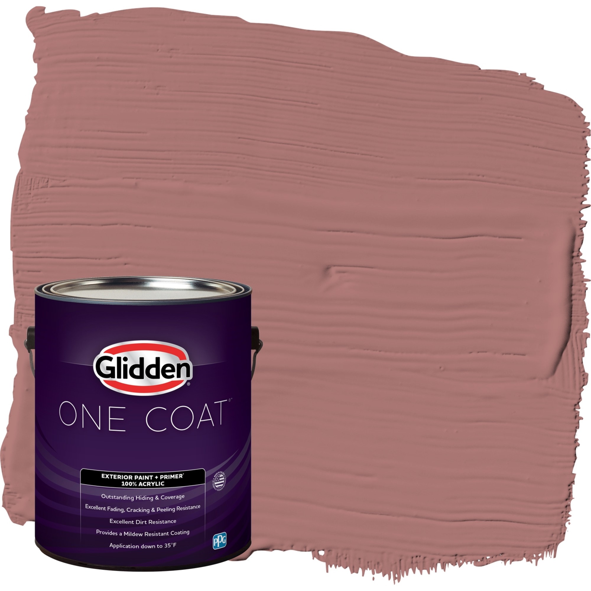 Glidden One Coat 1 Gallon Cinnamon Diamonds / Rose Pink Semi-Gloss ...