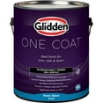 Glidden One Coat Exterior Paint & Primer Delicate White, Semi Gloss, 1 ...
