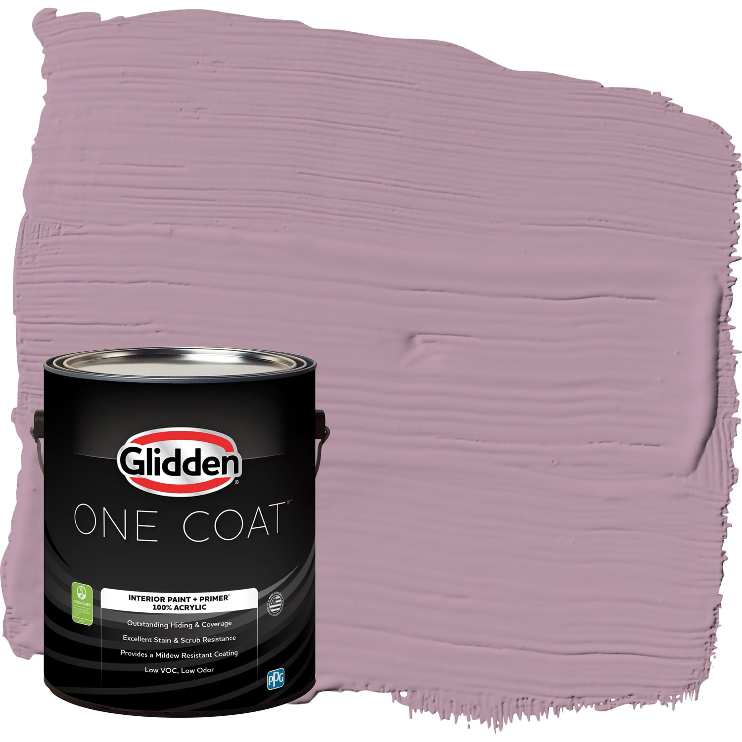 Glidden One Coat Interior Paint and Primer, Ashberry / Purple, Gallon ...