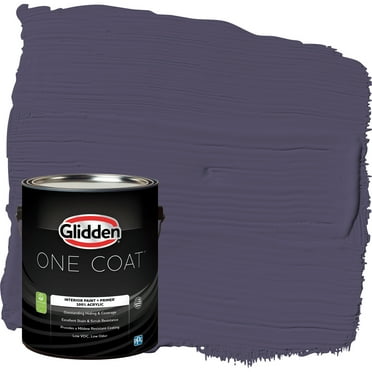 Glidden HEP Exterior Paint Purple Basil, Satin, 1 Gallon - Walmart.com