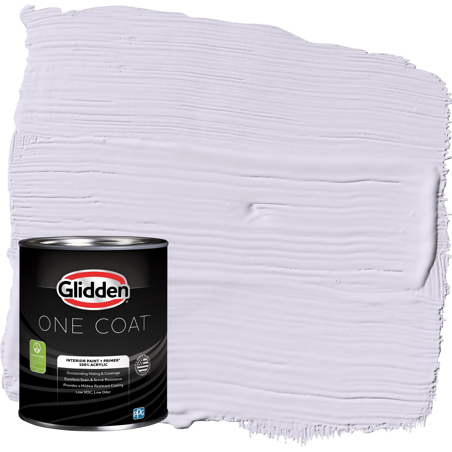Glidden One Coat Interior Paint and Primer, Misty Violet / Purple, 1 ...