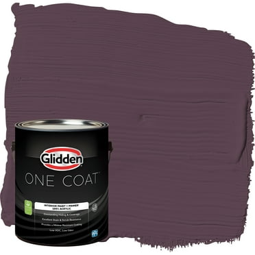 Glidden One Coat Interior Paint and Primer, Victorian Plum / Purple ...