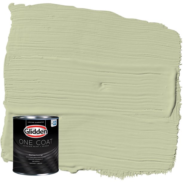 Glidden One Coat Interior Paint and Primer, Sage Splendor / Green, 1 ...