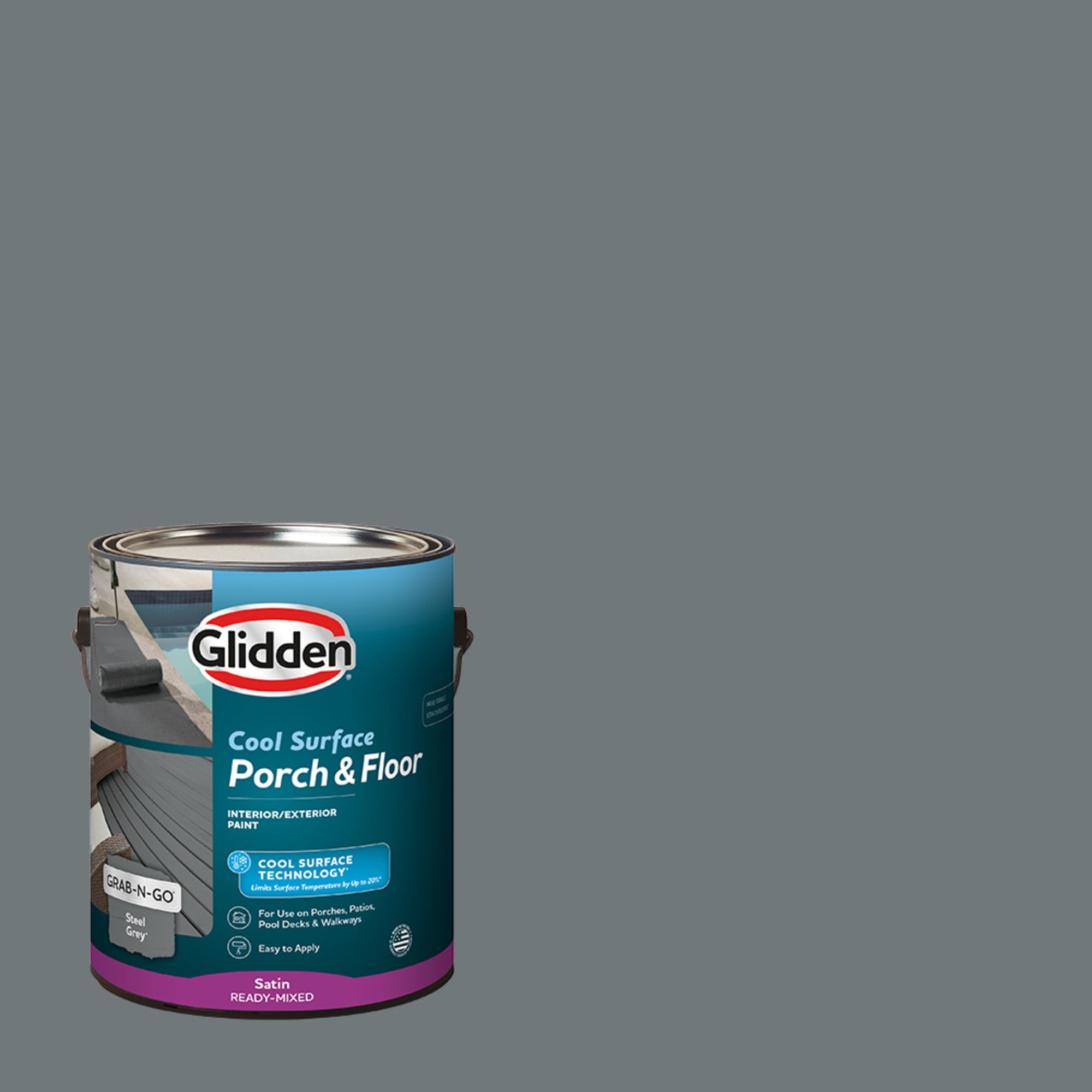 Glidden Glidden Porch and Floor with Cool Surface Technology Satin ...