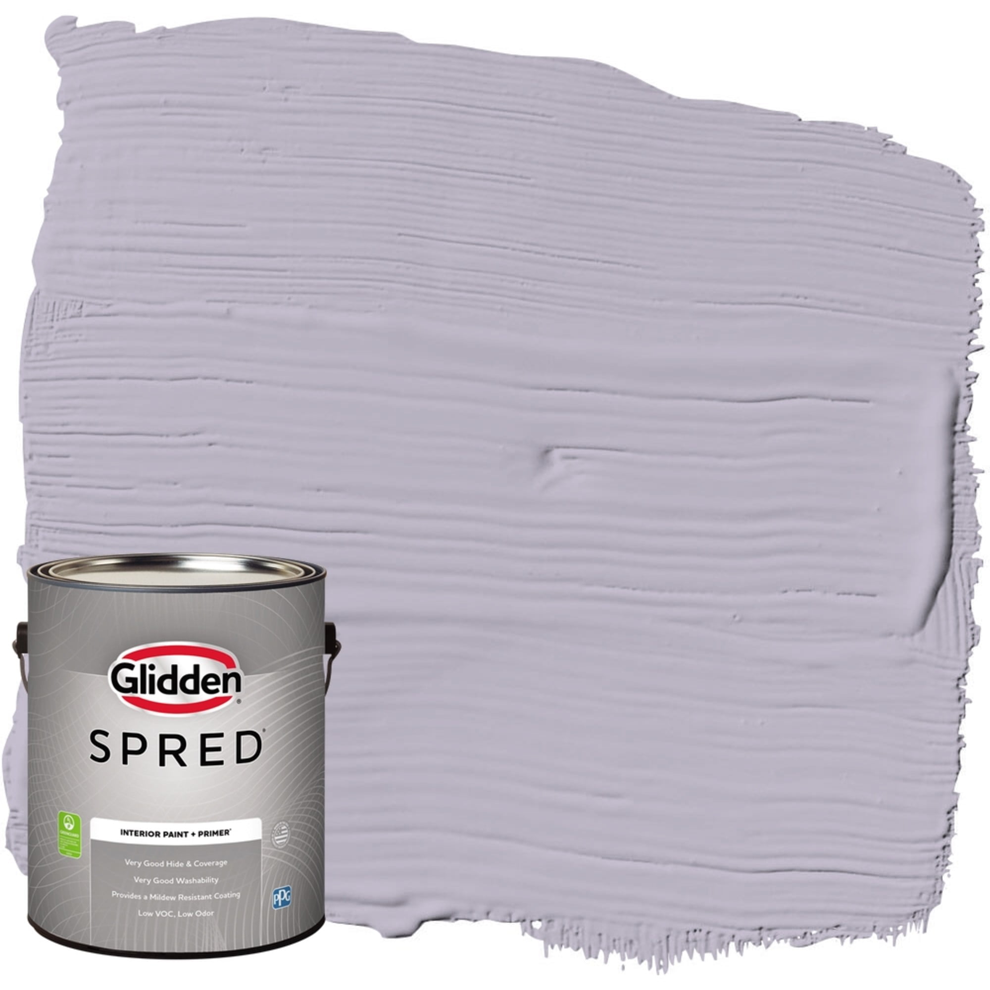 Glidden Spred 1 Gallon Cloudberry / Purple Semi-Gloss Interior Paint ...