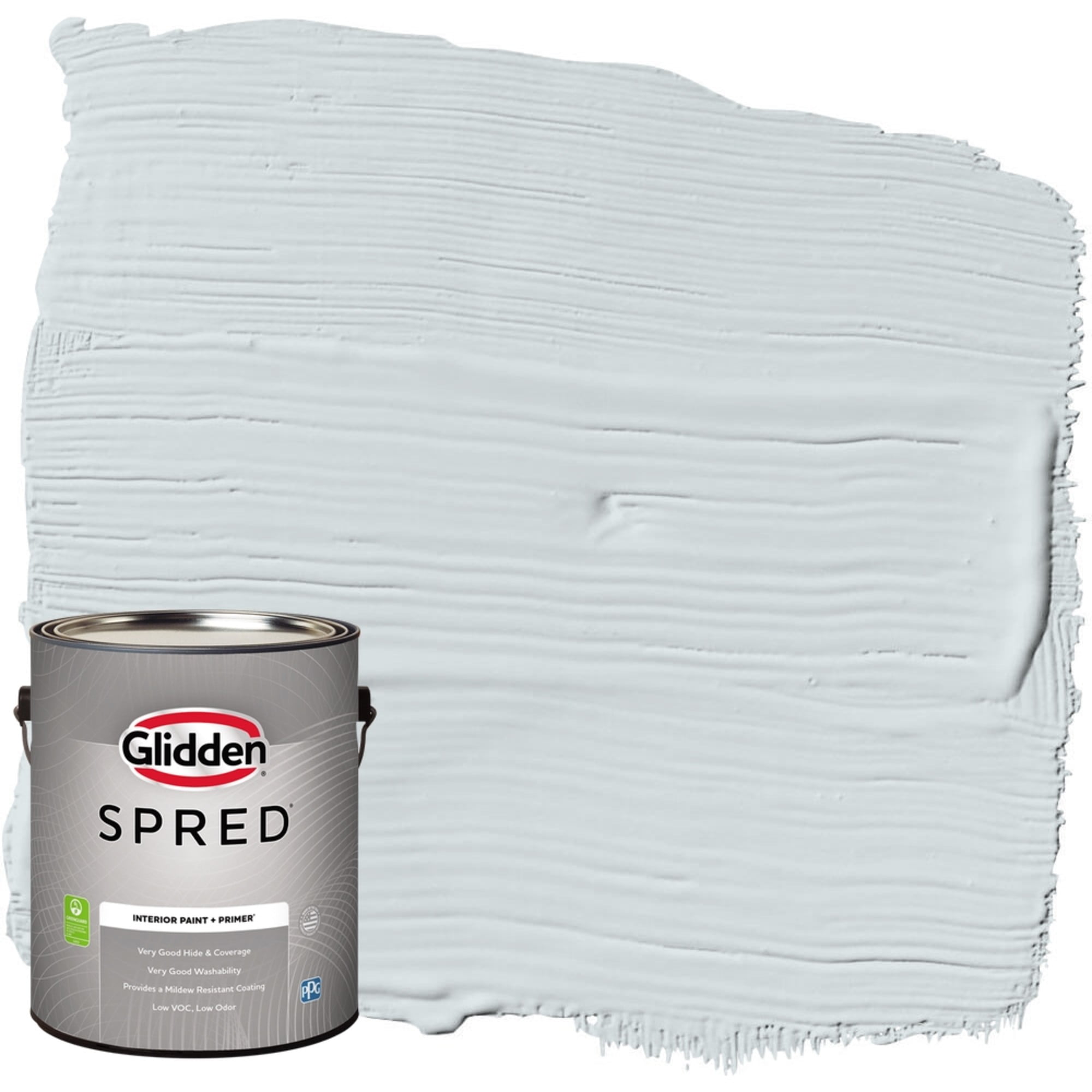 Glidden Spred 1 Gallon Tinsel / Gray Semi-Gloss Interior Paint ...