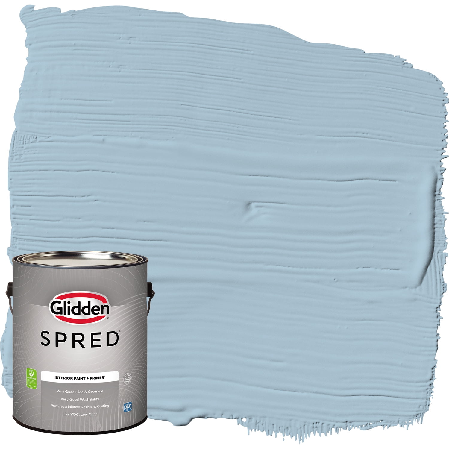 Glidden Spred Grab-N-Go Interior Wall Paint, Graceful / Blue, Semi ...