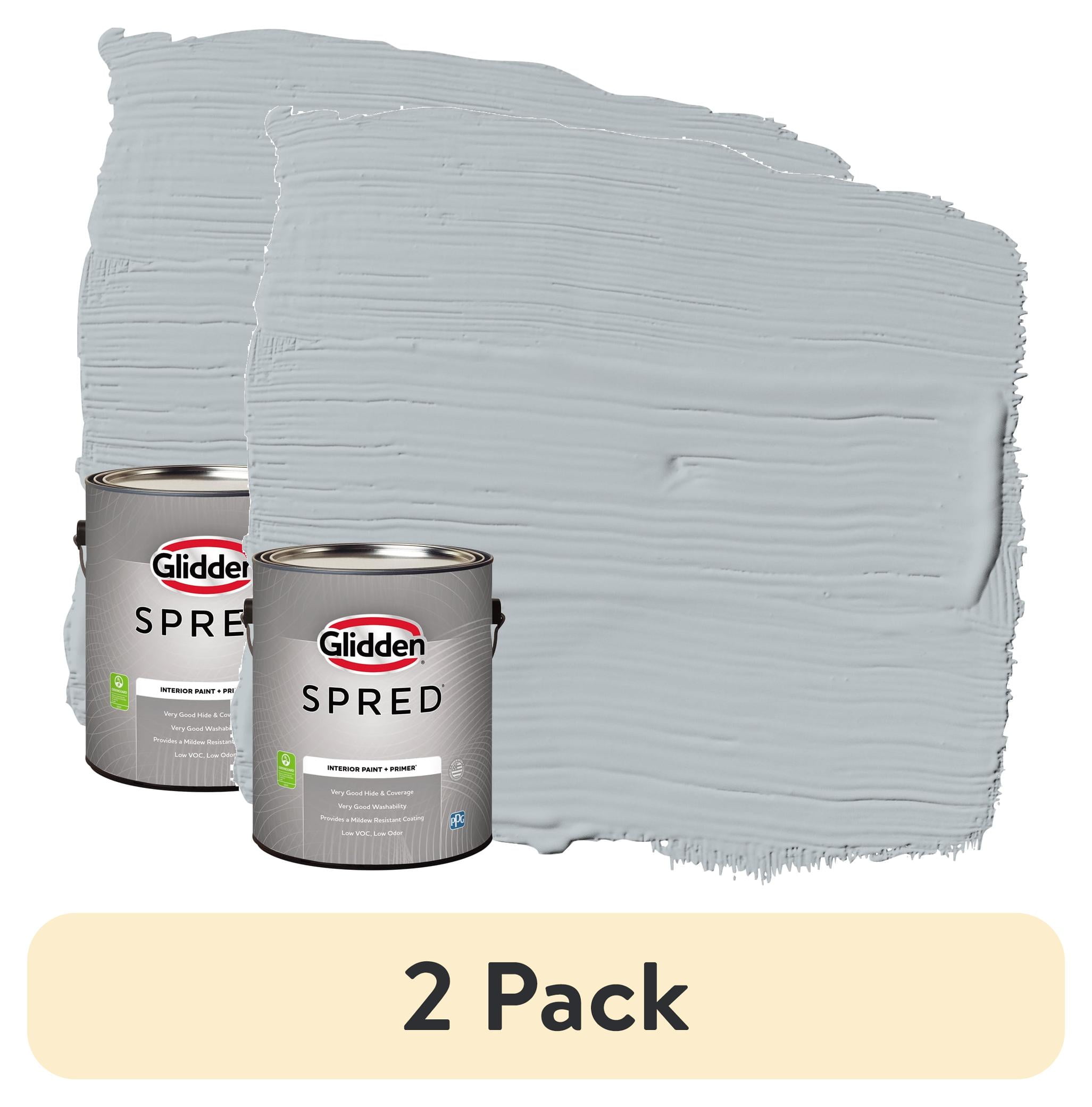 (2 pack) Glidden Spred Grab-N-Go Interior Wall Paint, Gray Frost / Grey ...