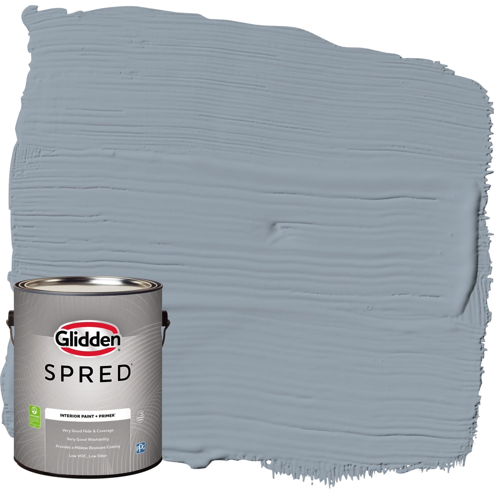 Glidden Spred Grab-N-Go Interior Wall Paint Quicksilver, Semi Gloss, 1 ...