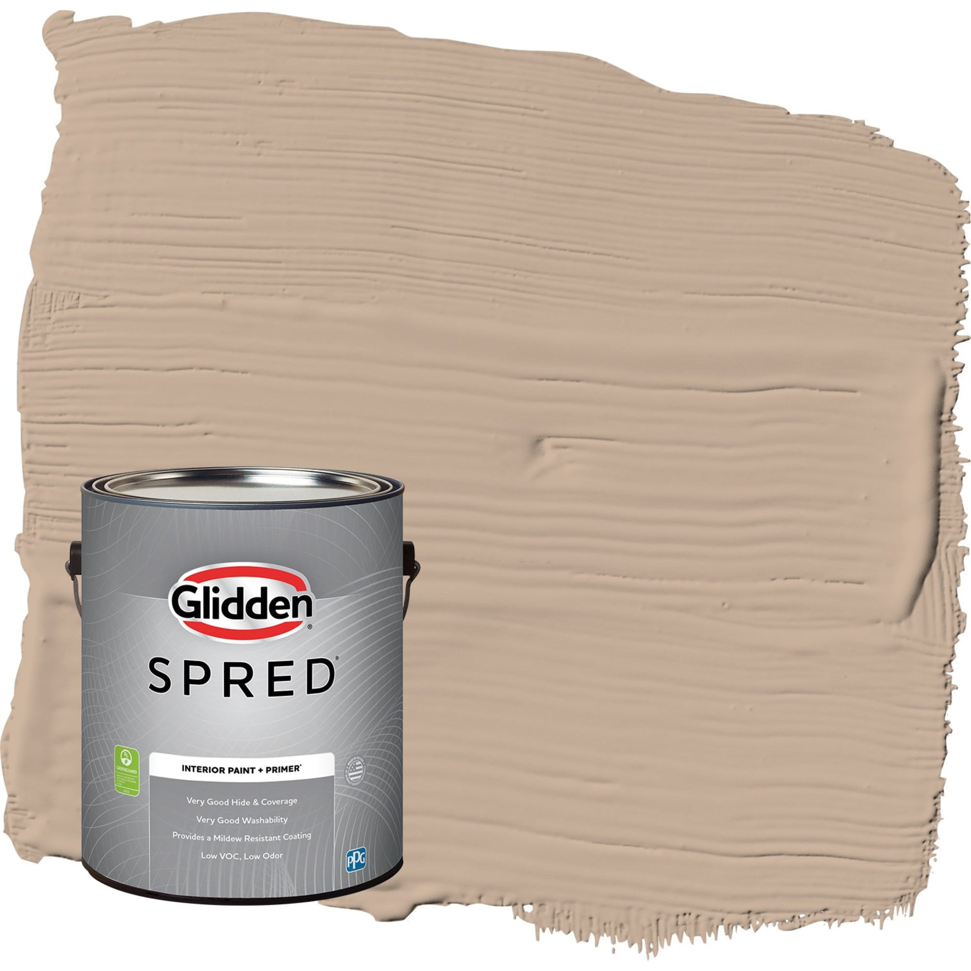Glidden Spred Grab-N-Go Transcend / Tan, Eggshell Interior Paint with ...