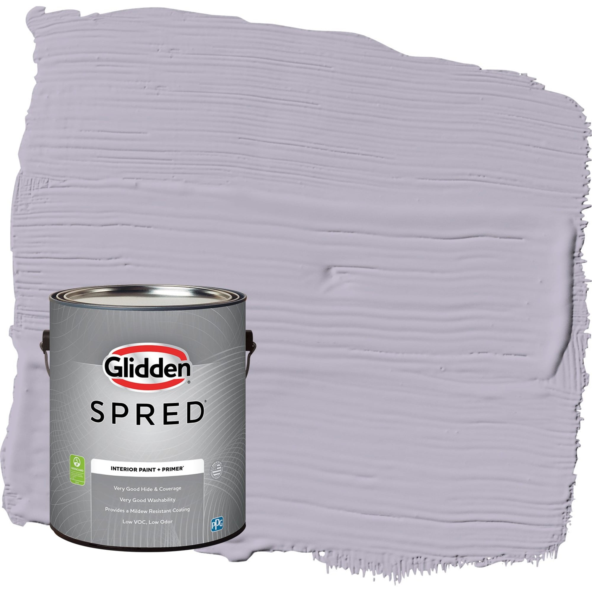 Glidden Spred Cloudberry / Purple Flat Interior Paint with Primer, 1 ...