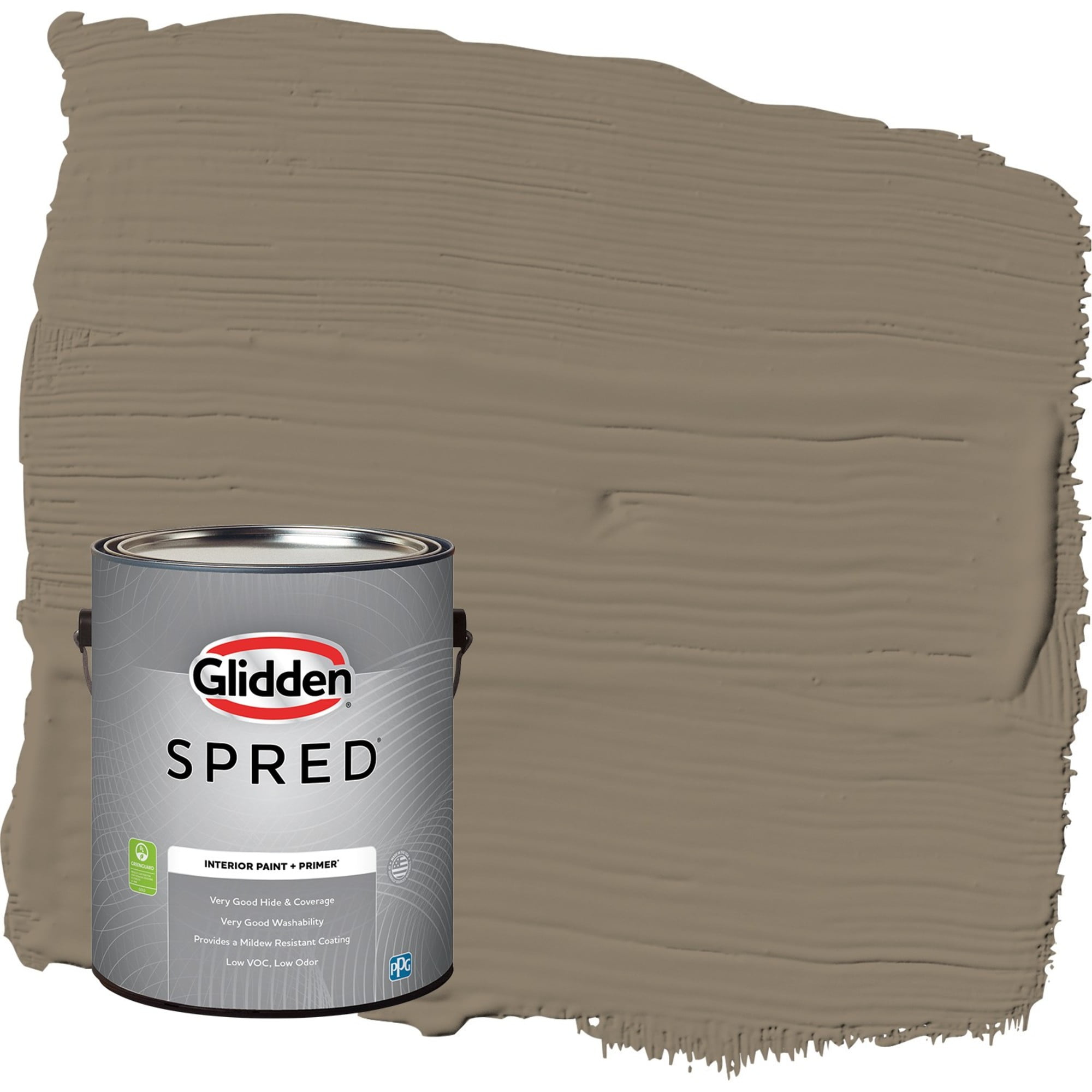 Glidden Spred Patches / Gray, Flat Interior Paint with Primer, 1 Gallon ...