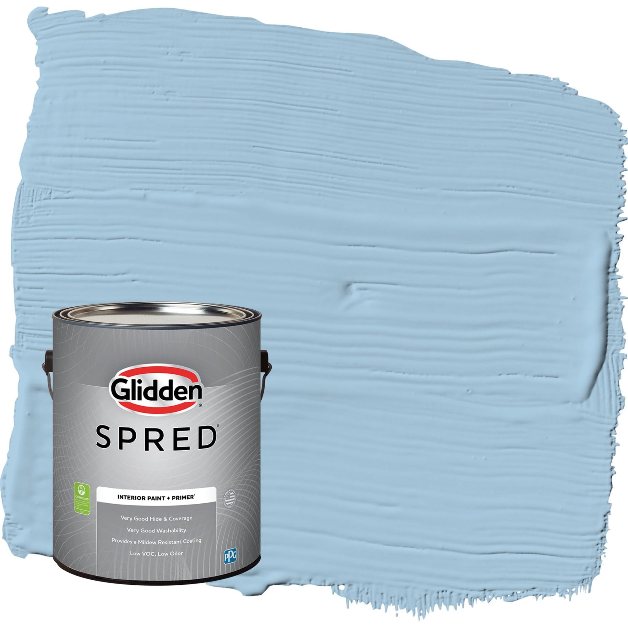 Glidden Spred Blue Bows / Blue, Semi-Gloss Interior Paint with Primer ...